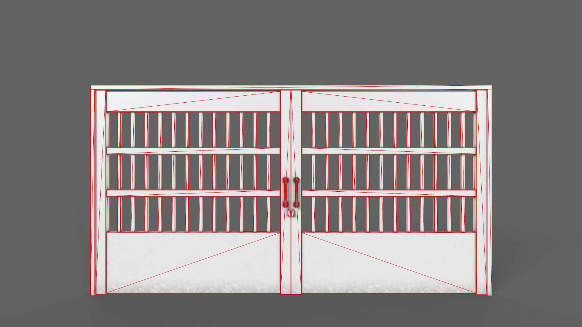 Metal Gate D5 - 3D Model by DaikLord