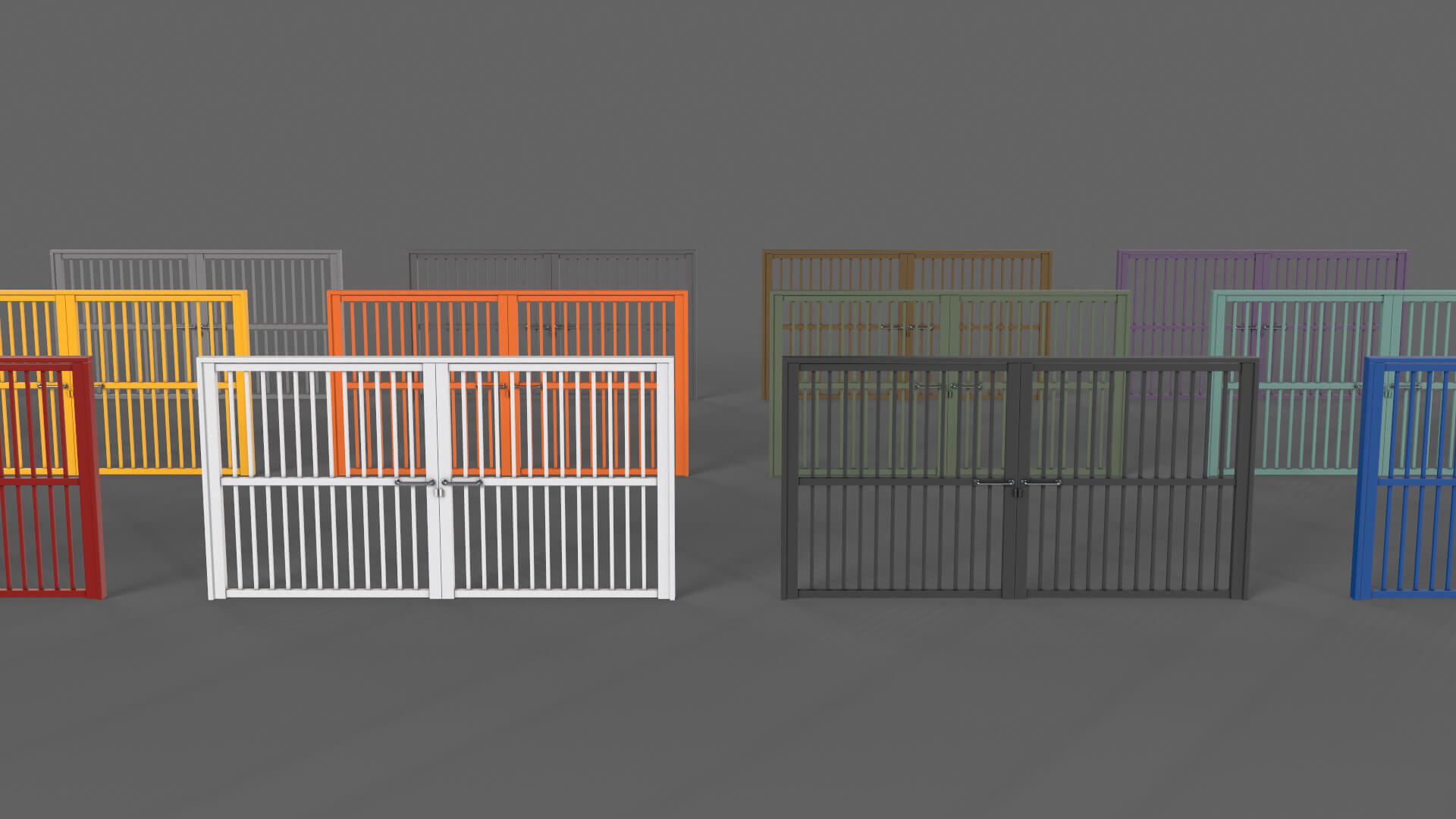 Metal Gate D6 - 3D Model by DaikLord