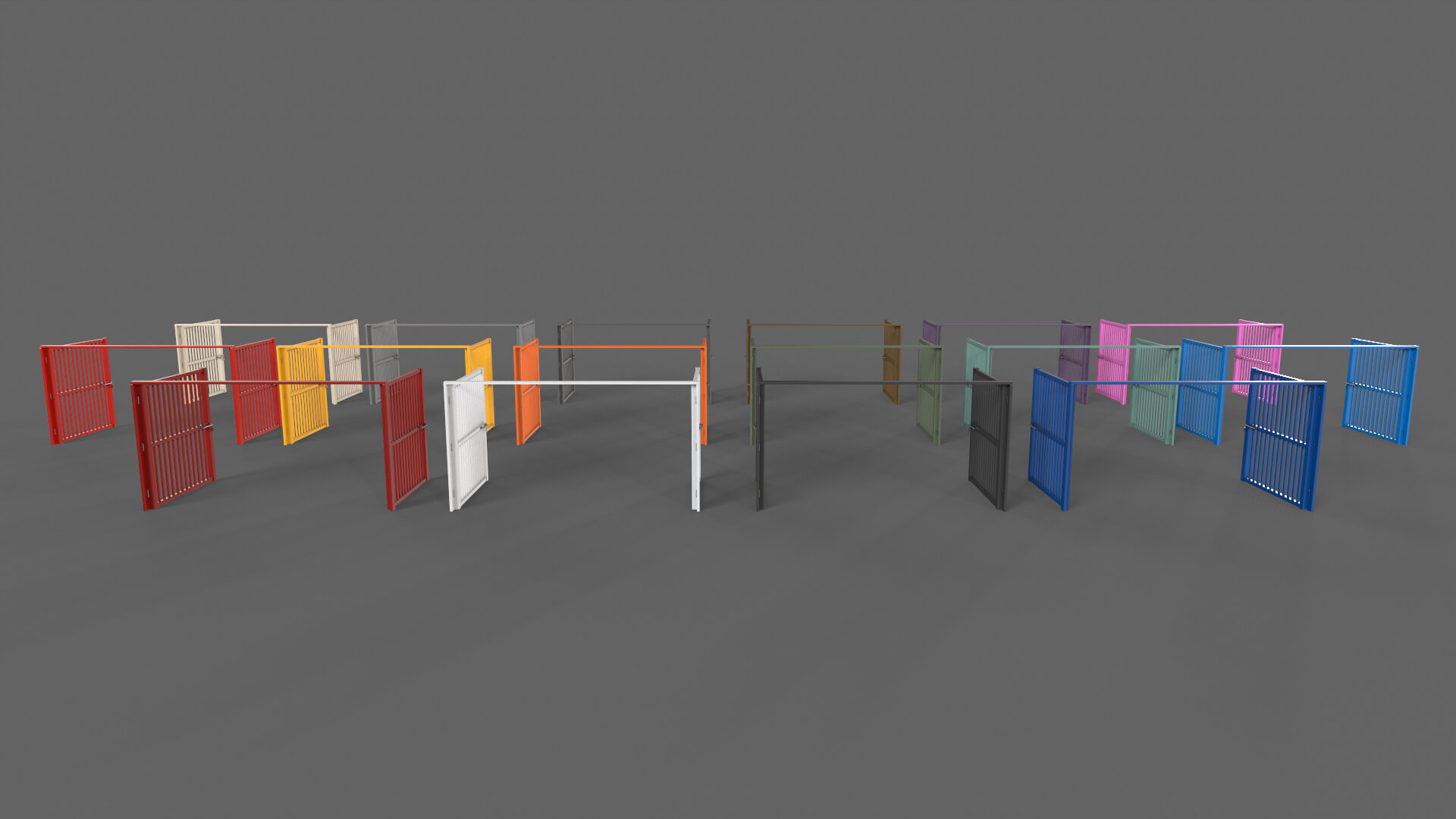 Metal Gate D6 - 3D Model by DaikLord