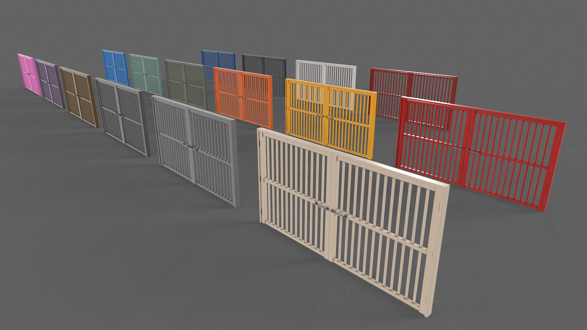 Metal Gate D6 - 3D Model by DaikLord