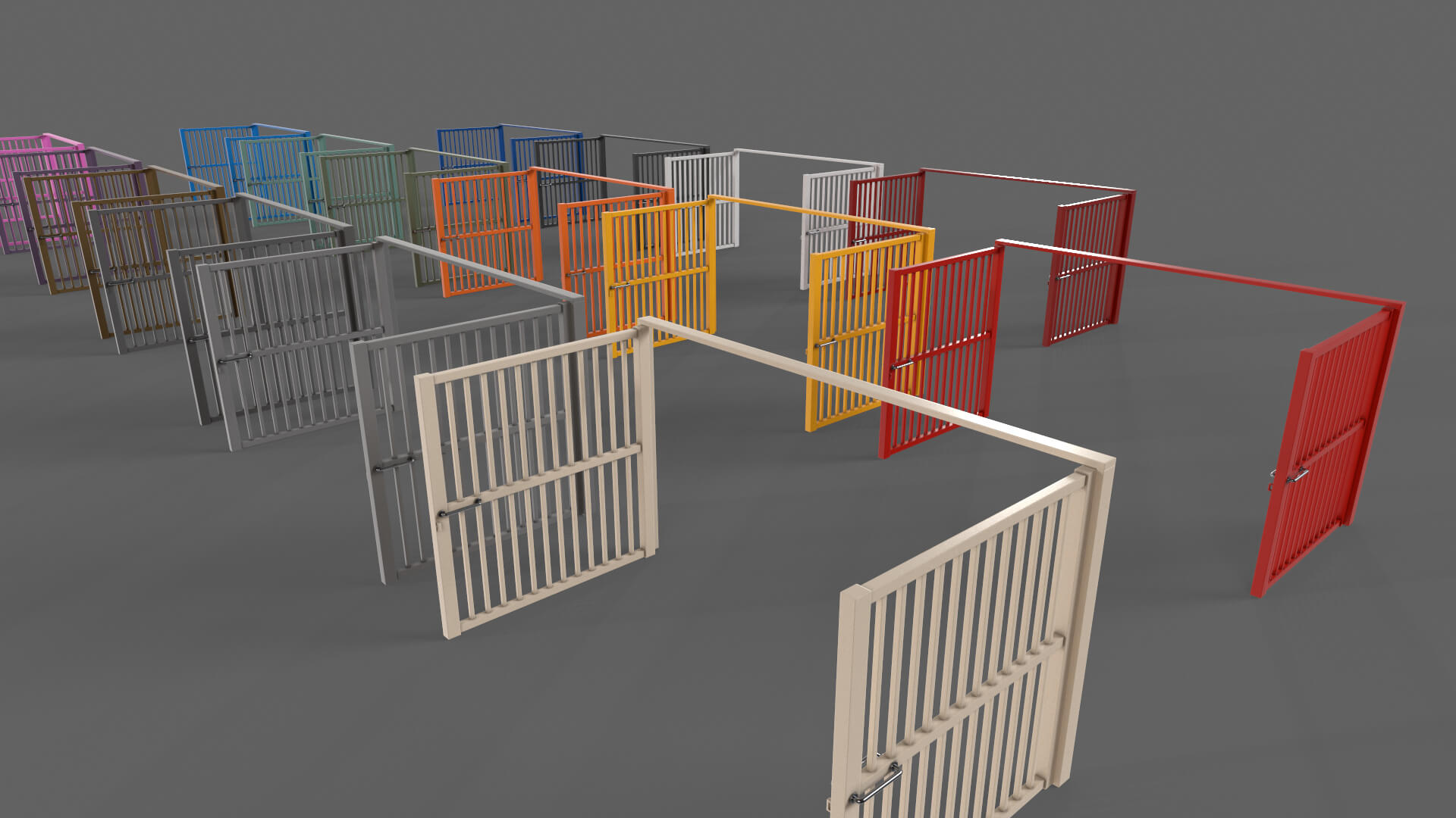 Metal Gate D6 - 3D Model by DaikLord