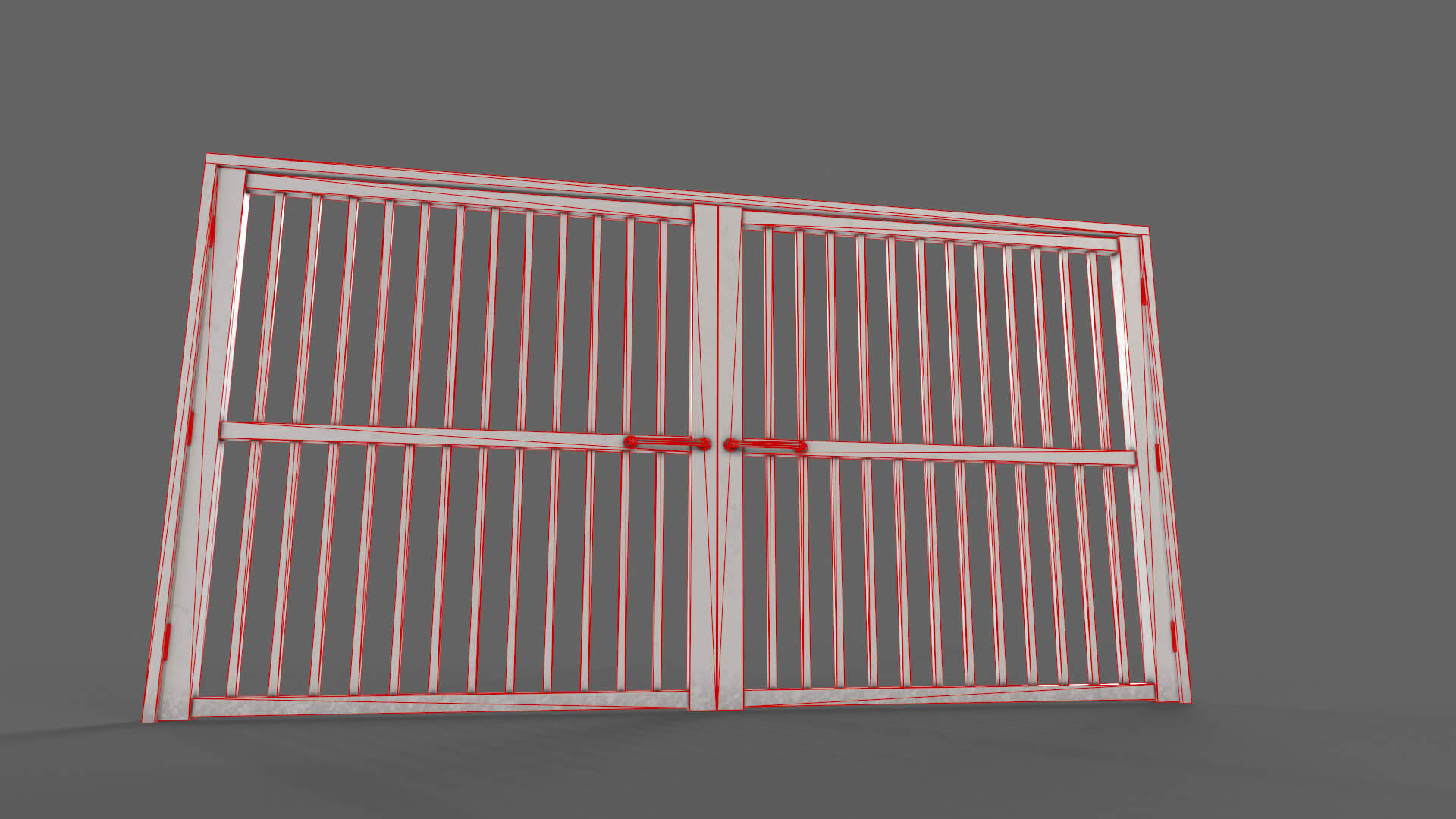 Metal Gate D6 - 3D Model by DaikLord