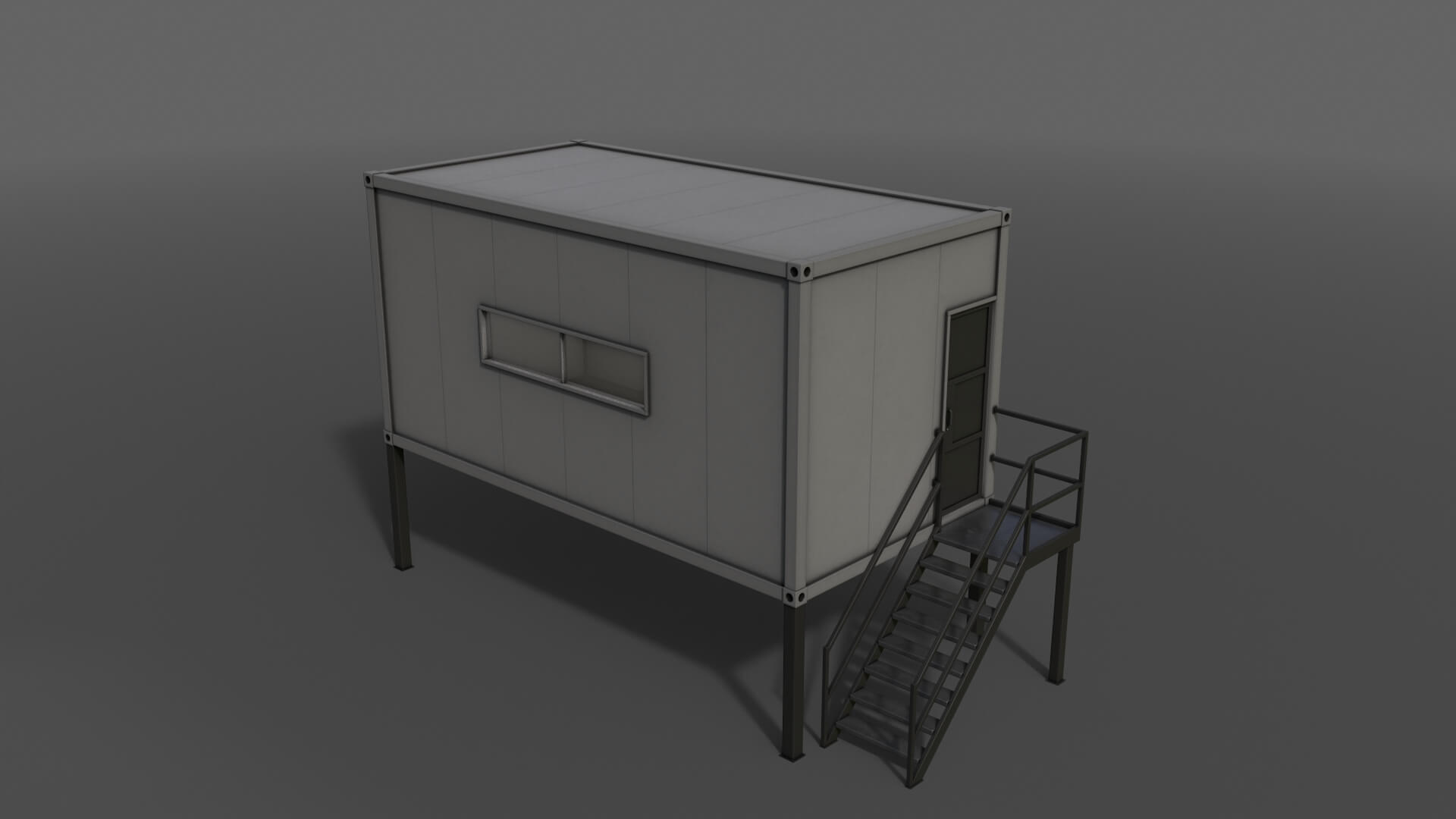Container House AB 20Ft V5 - 3D Model by DaikLord