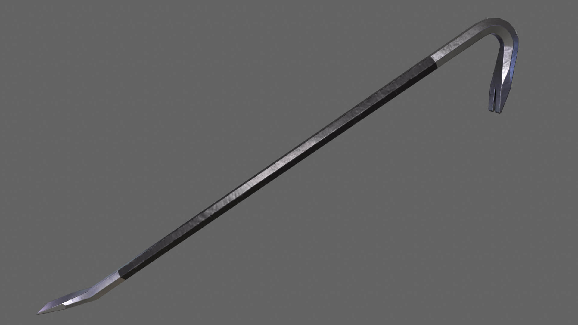 Crowbar V1 Black - 3D Model by DaikLord