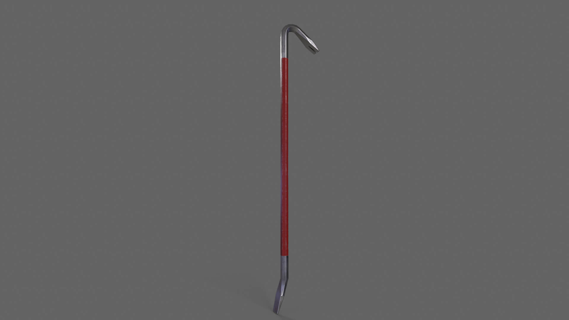 Crowbar V1 Red - 3D Model by DaikLord