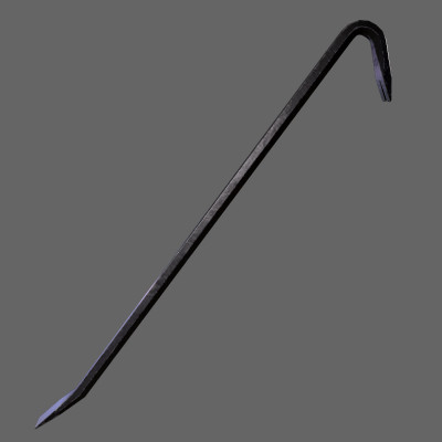 Crowbar V2 Black - 3D Model by DaikLord