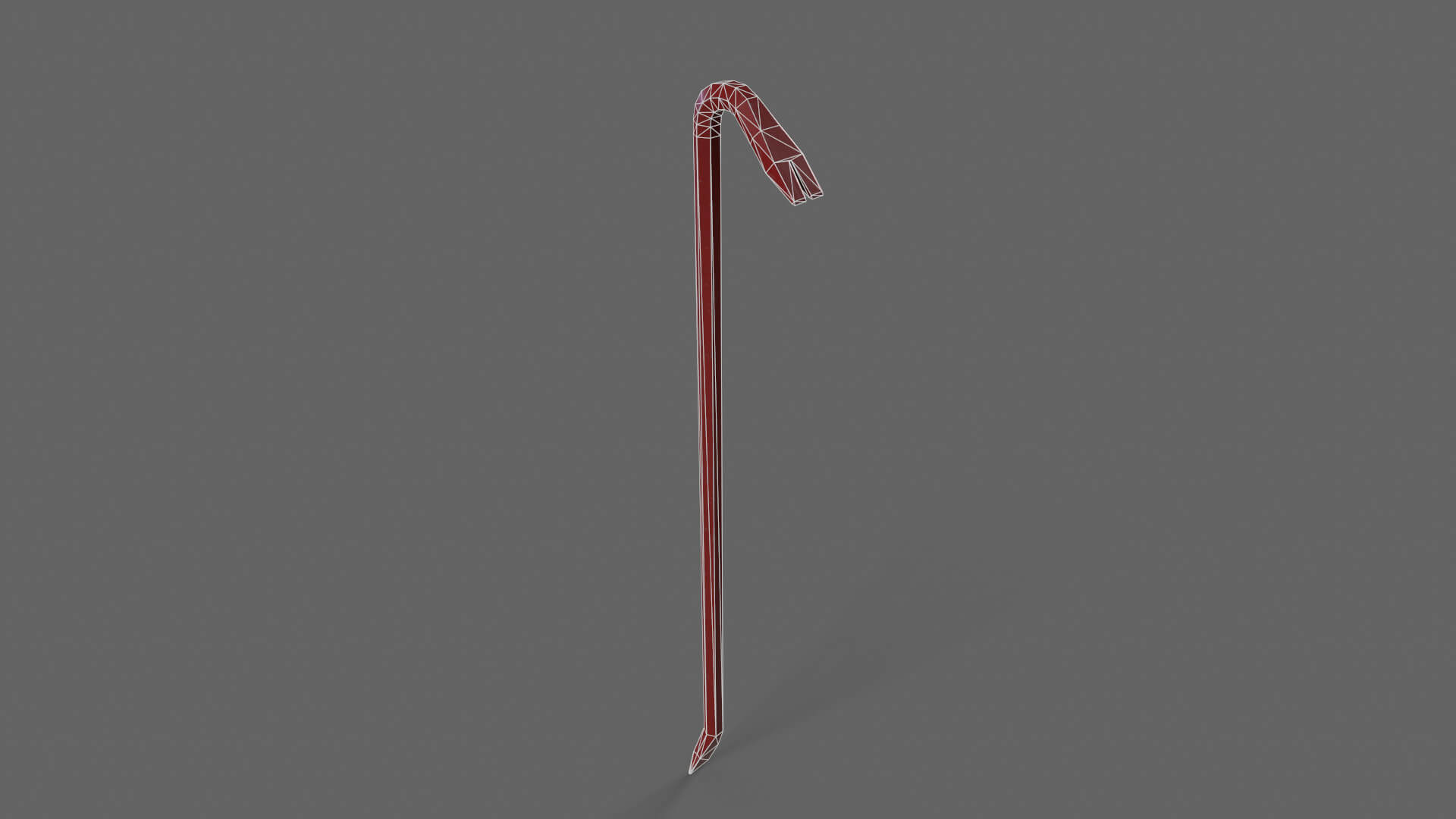 Crowbar V2 Red - 3D Model by DaikLord