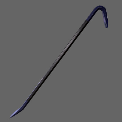 Crowbar V3 Blue - 3D Model by DaikLord