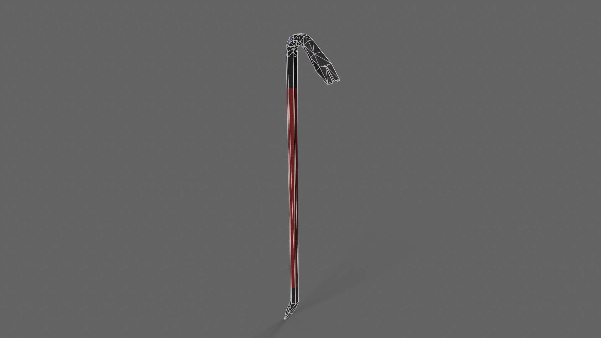 Crowbar V4 Red - 3D Model by DaikLord
