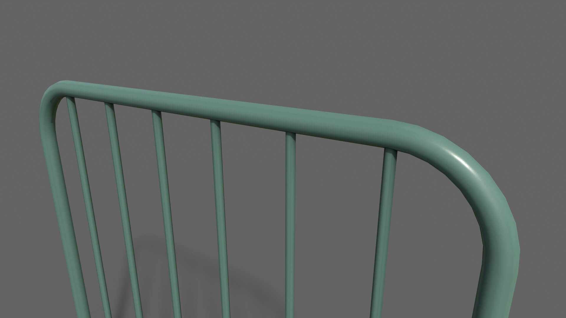 Pedestrian Guard Rail Green V2 - 3D Model by DaikLord