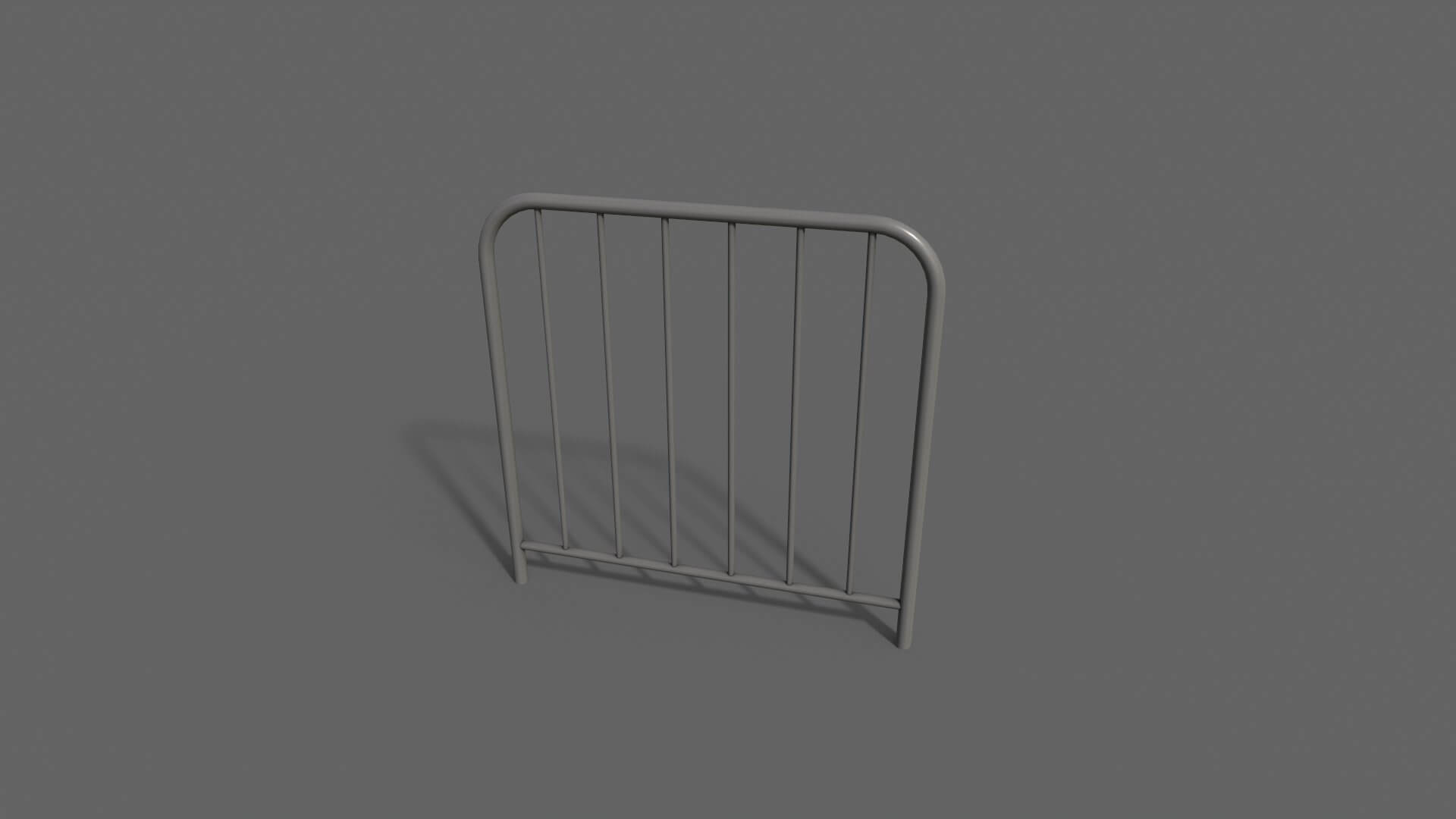 Pedestrian Guard Rail Grey V2 - 3D Model by DaikLord