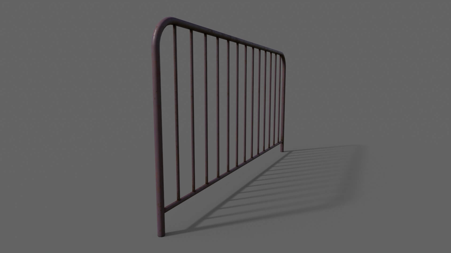 Pedestrian Guard Rail V1 - Collection 3D Model by DaikLord