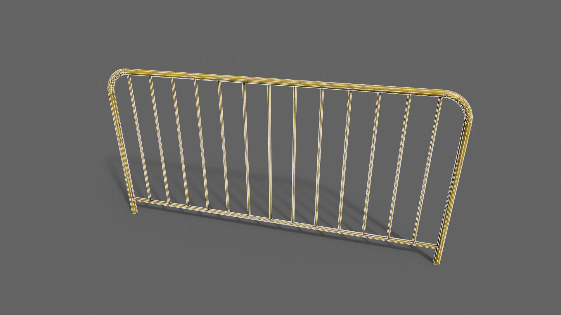 Pedestrian Guard Rail V1 - Collection 3D Model by DaikLord