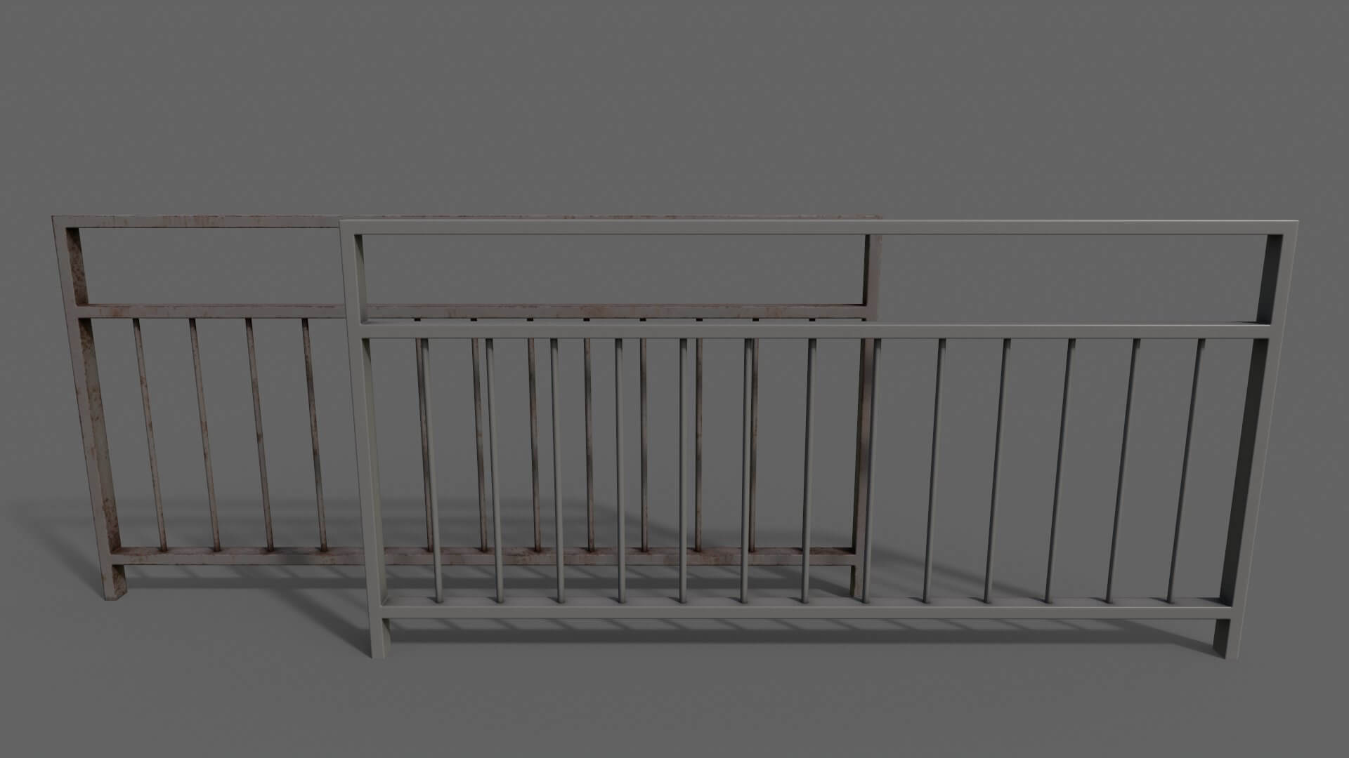 Pedestrian Guard Rail V3 - Collection 3D Model by DaikLord