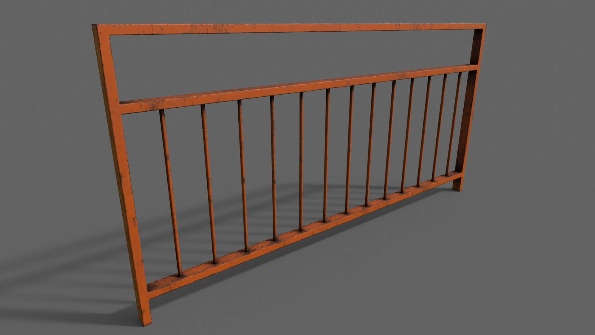 Pedestrian Guard Rail V3 - Collection 3D Model by DaikLord