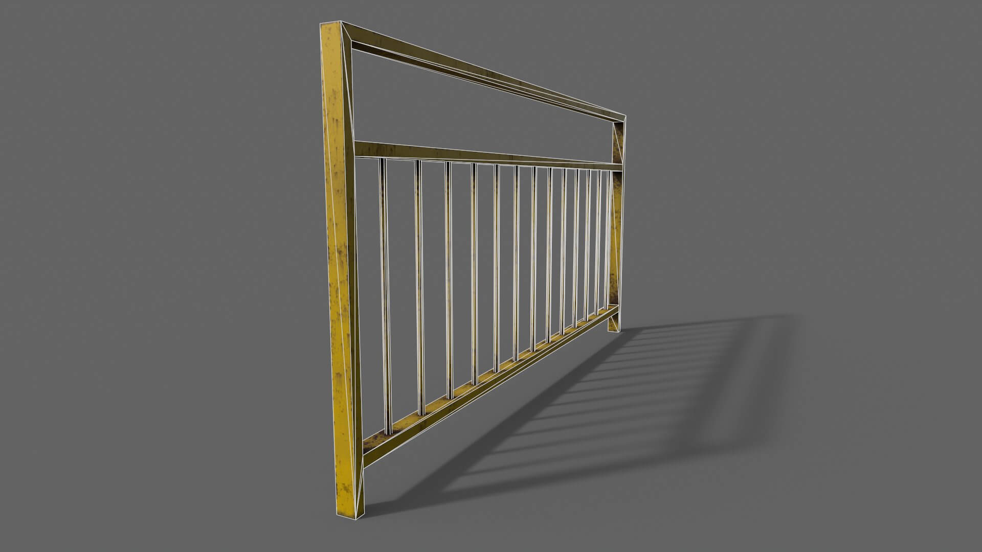 Pedestrian Guard Rail V3 - Collection 3D Model by DaikLord