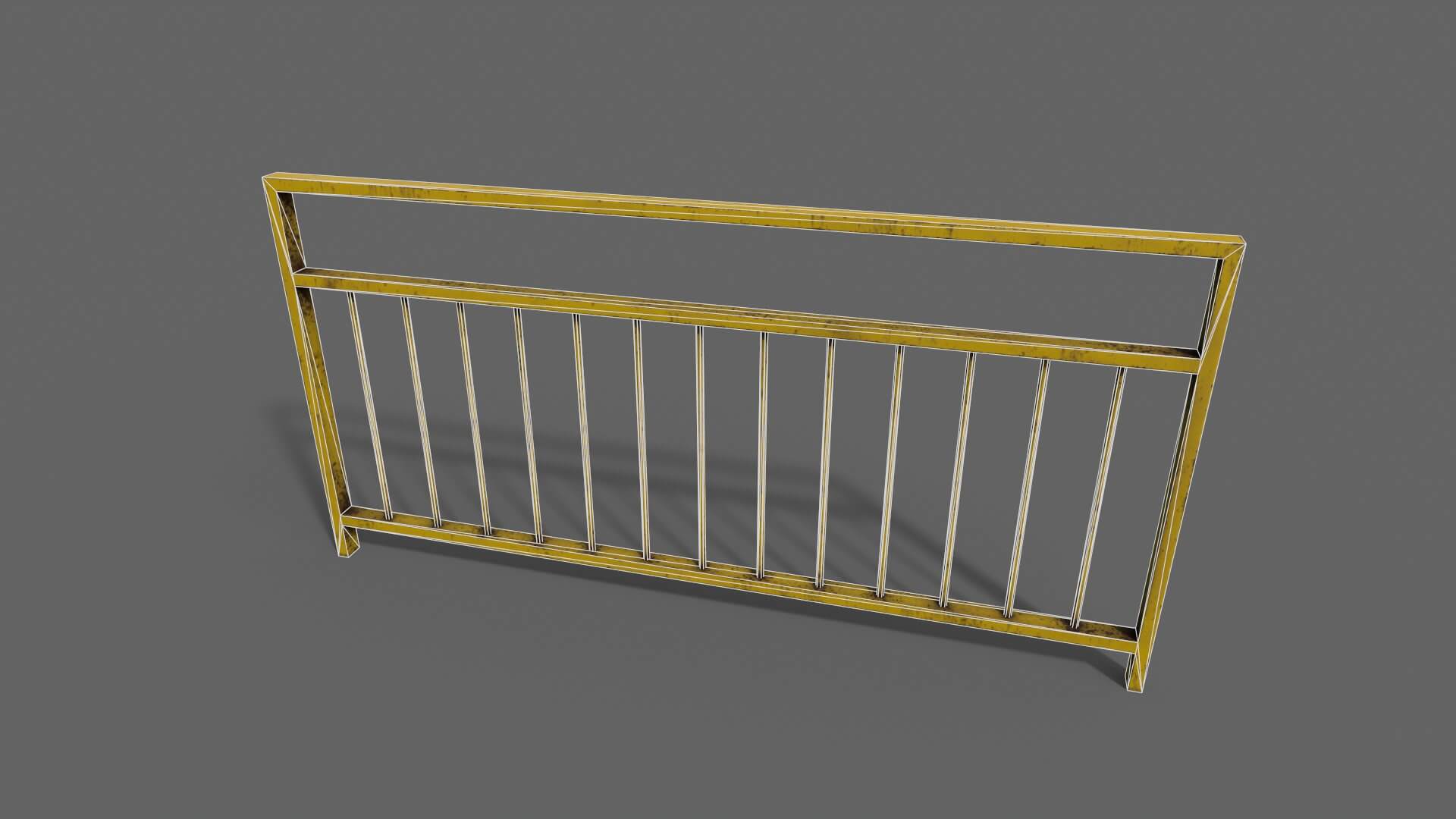 Pedestrian Guard Rail V3 - Collection 3D Model by DaikLord