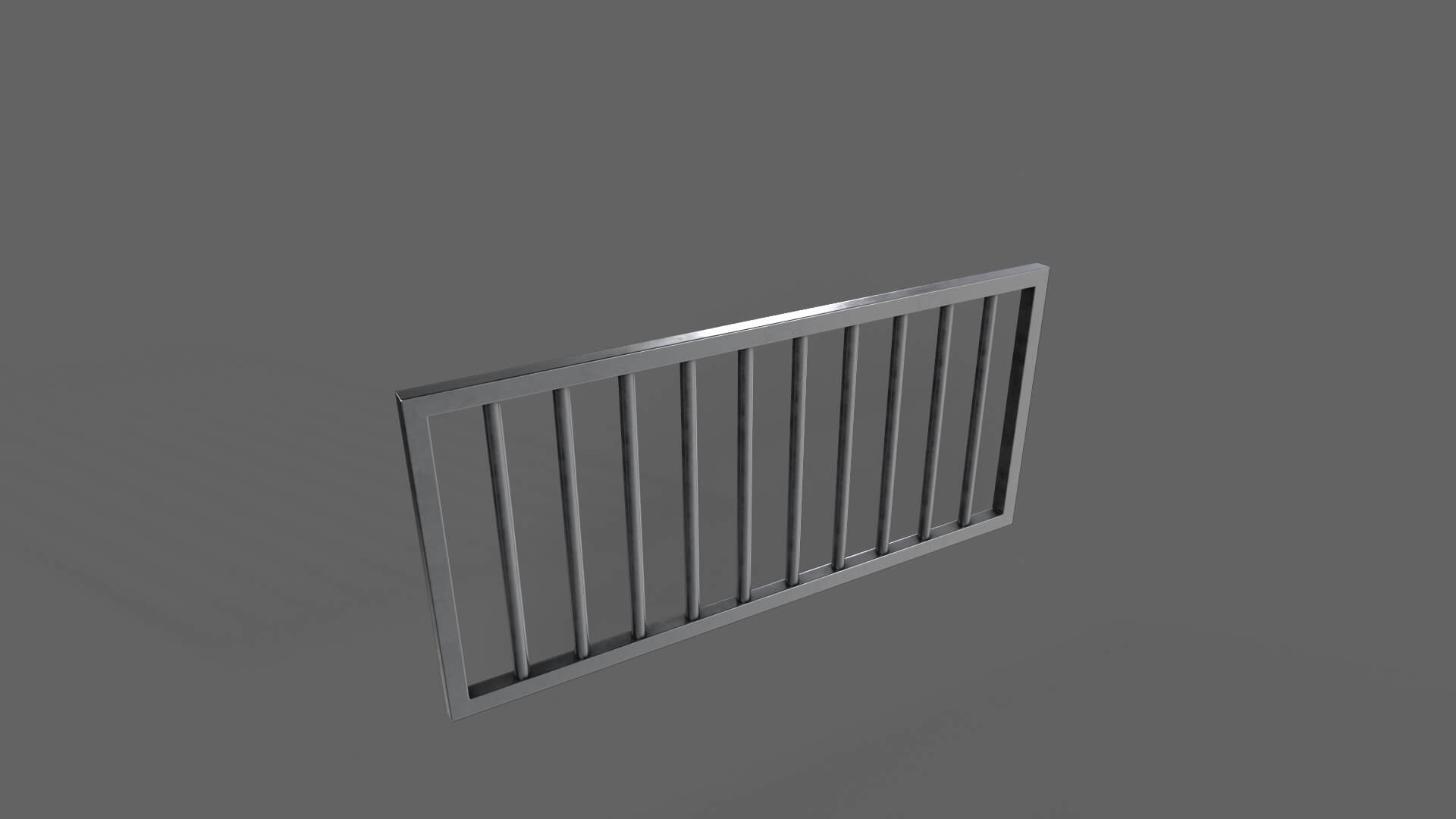 Prison Window 3 - 3D Model by DaikLord