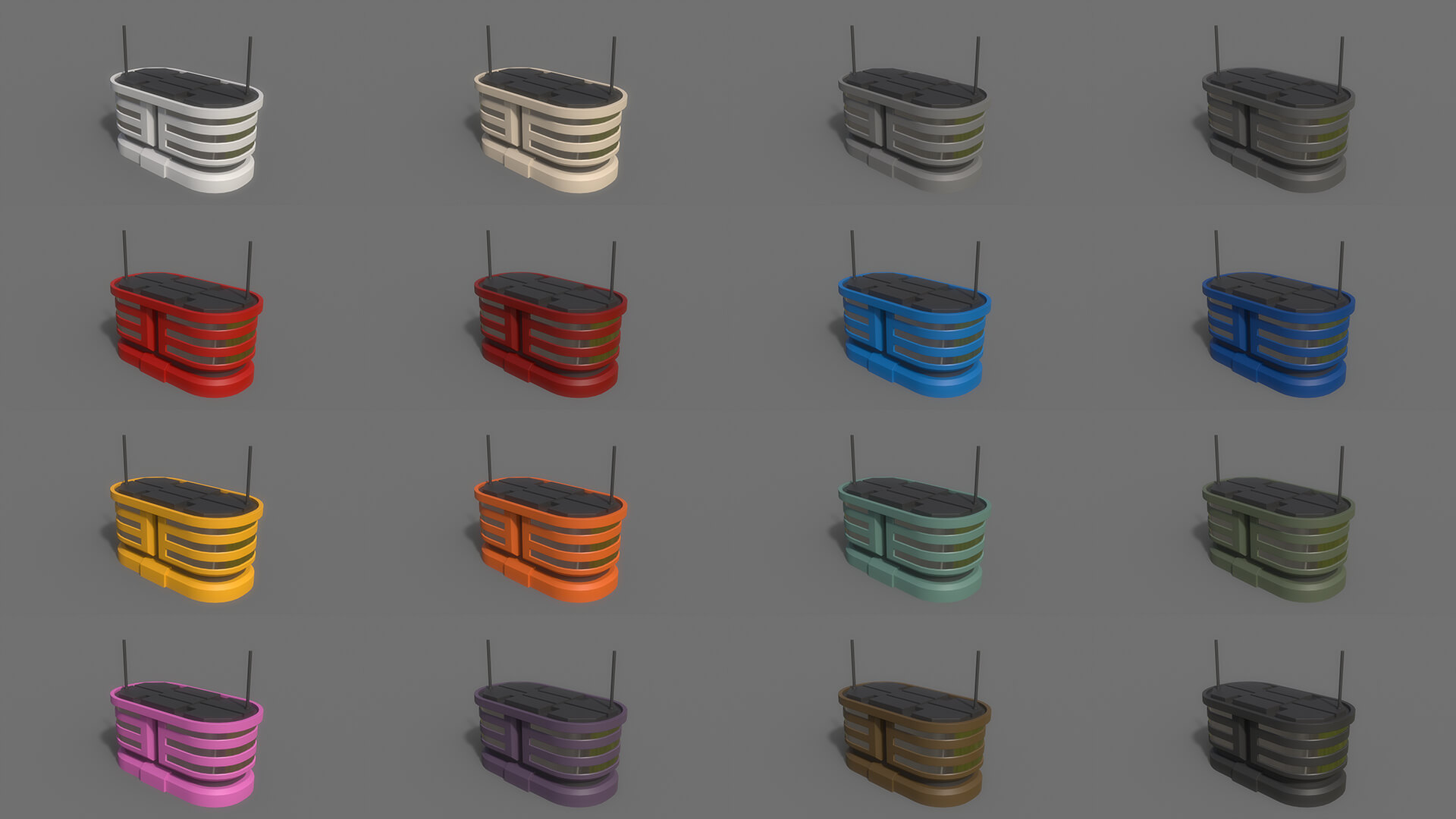 Sci-Fi Building A04 3D Model by DaikLord