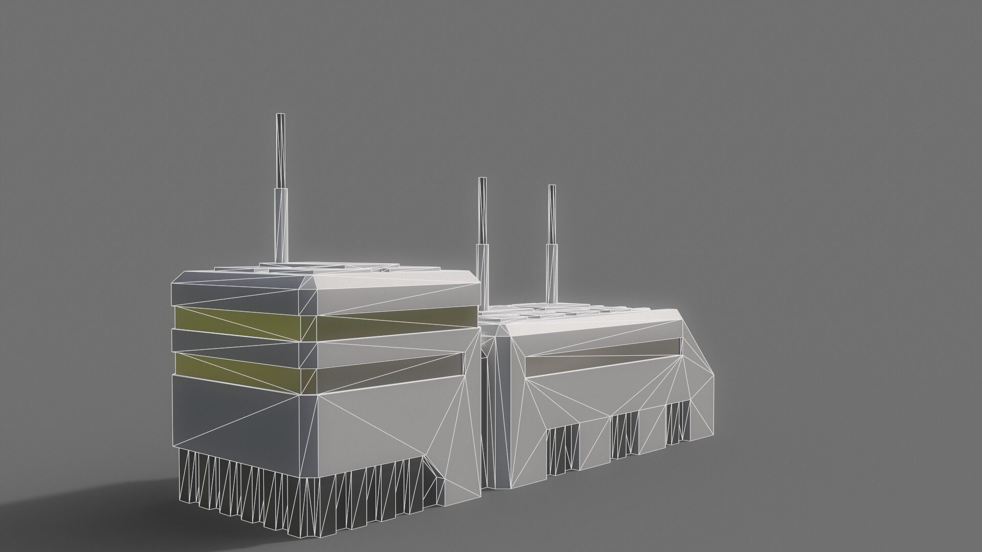 Sci-Fi Building A07 3D Model by DaikLord