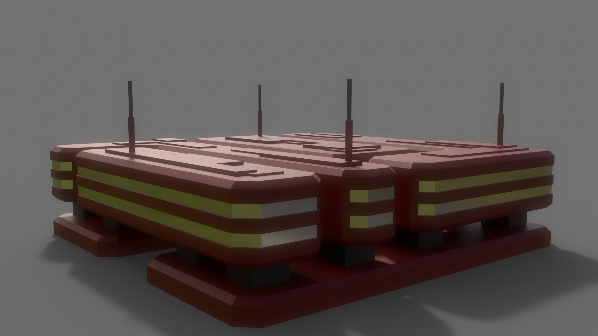 Sci-Fi Building A09 3D Model by DaikLord