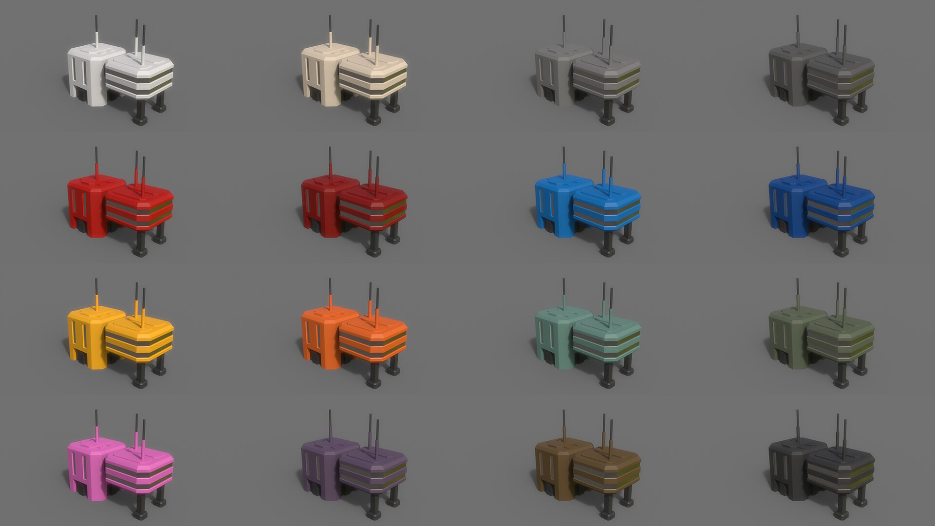 Sci-Fi Building A16 3D Model by DaikLord