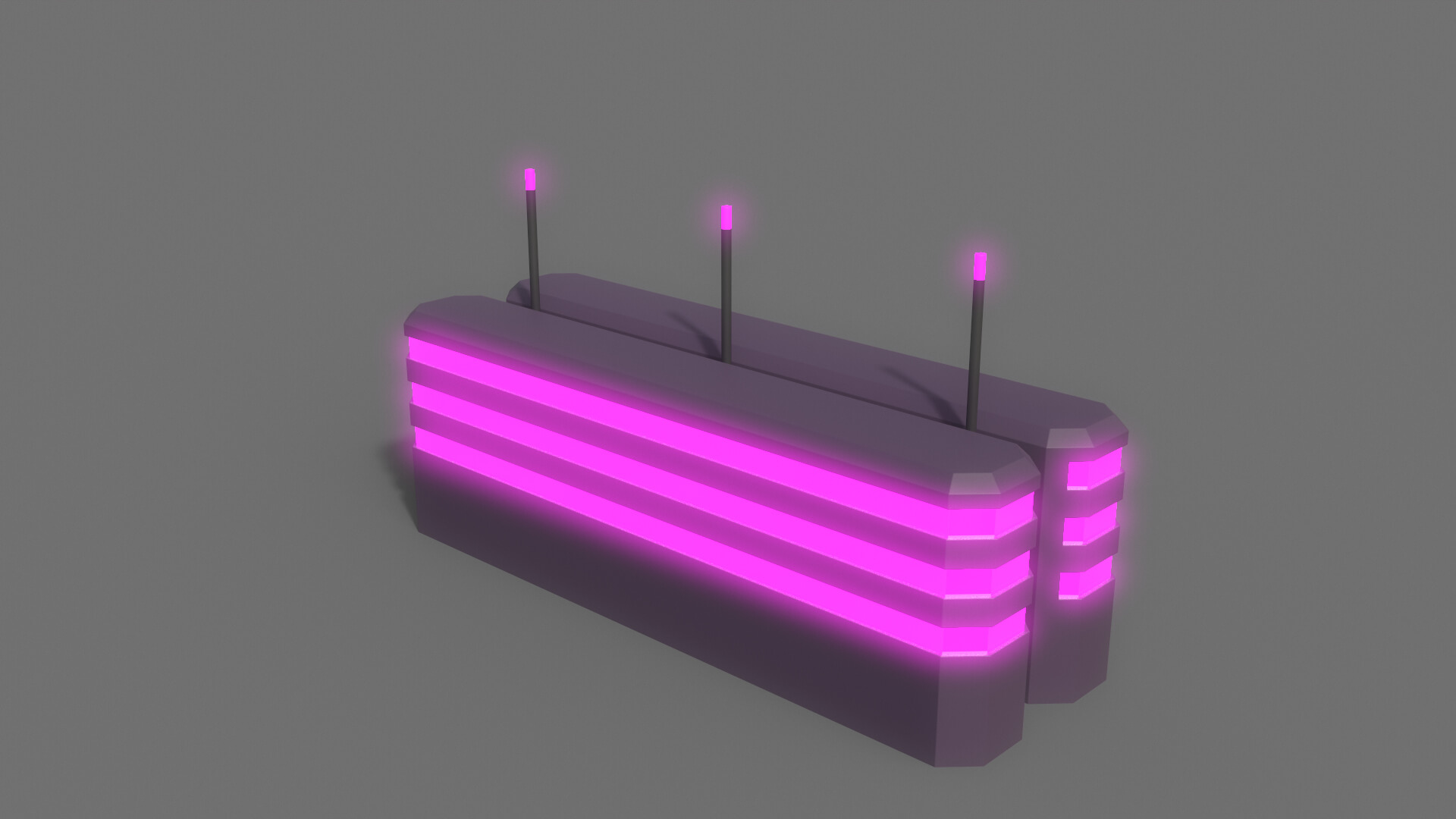 Sci-Fi Building A18 3D Model by DaikLord