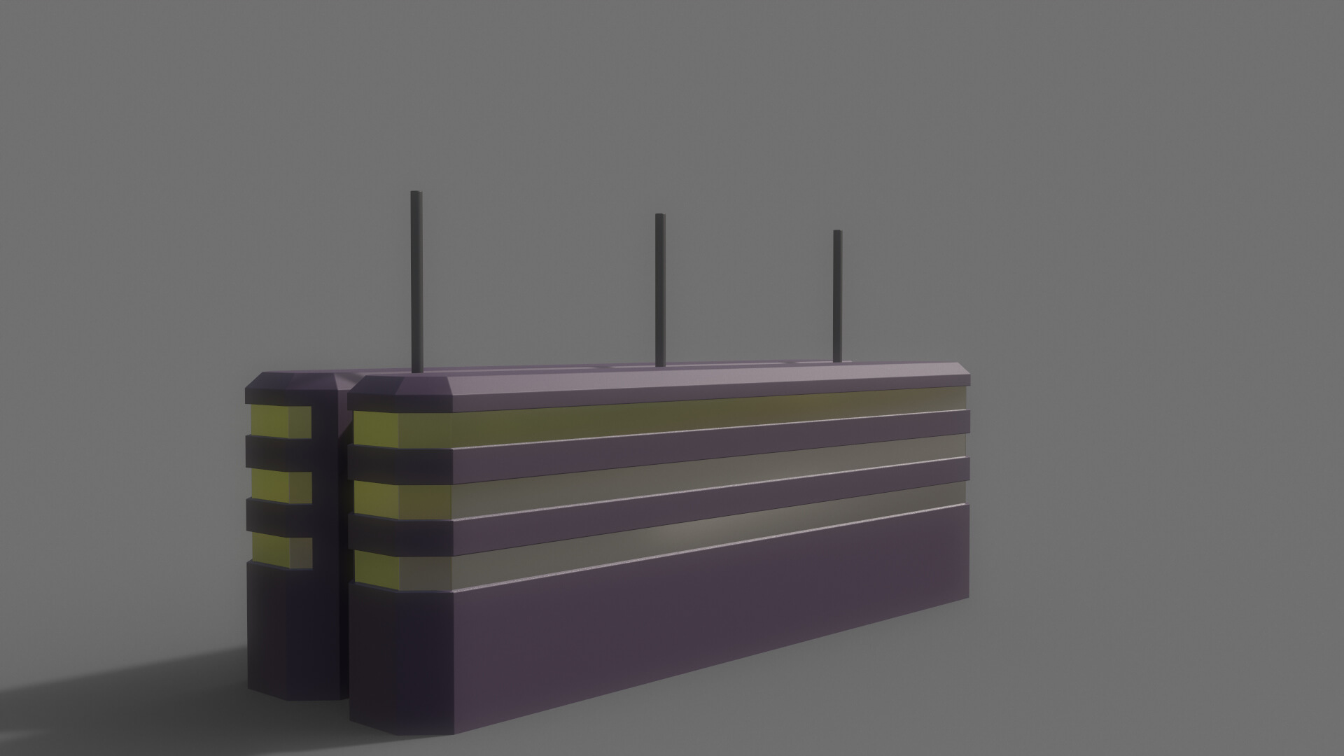 Sci-Fi Building A18 3D Model by DaikLord