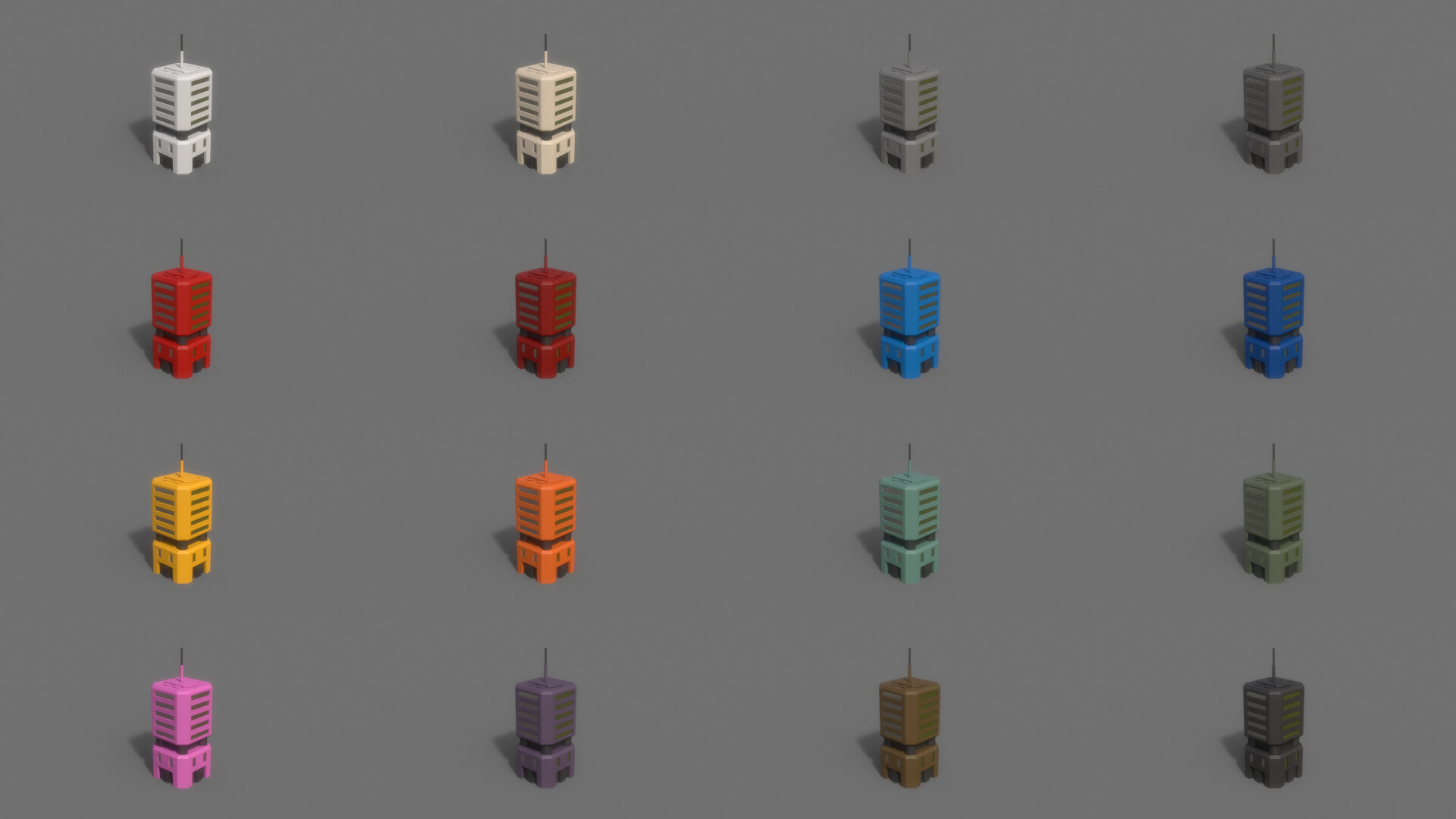 Sci-Fi Building A22 3D Model by DaikLord