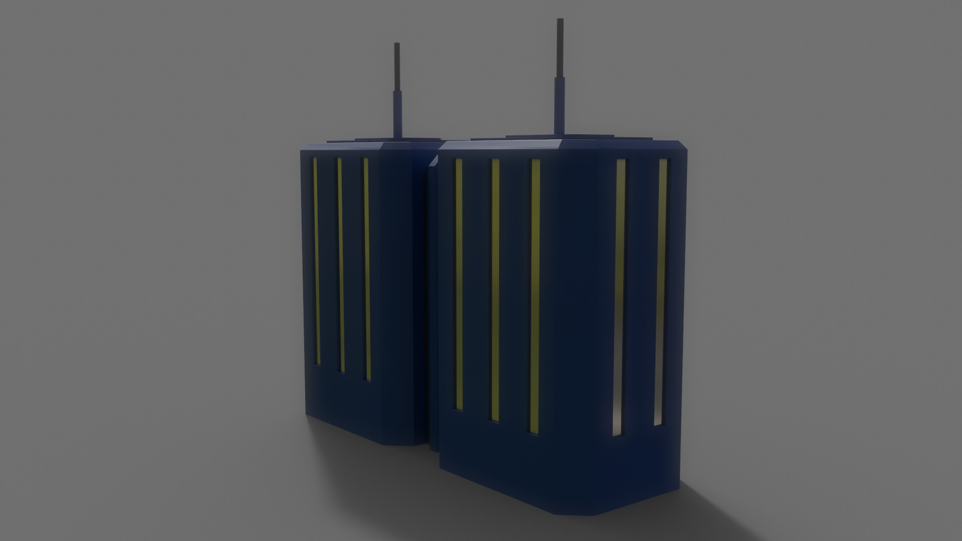 Sci-Fi Building A28 3D Model by DaikLord
