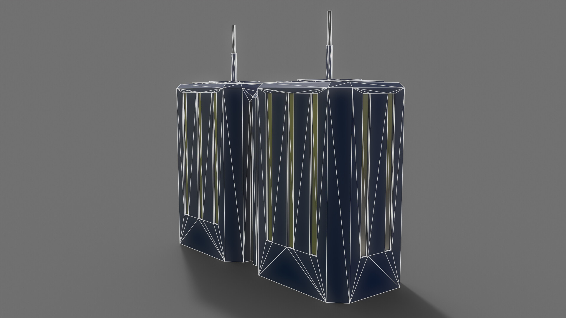 Sci-Fi Building A28 3D Model by DaikLord