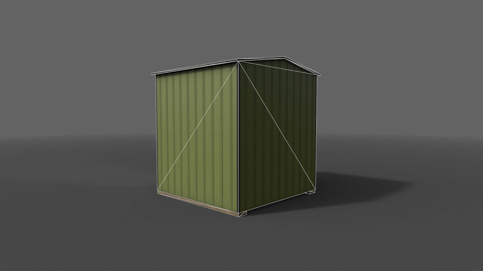 Shed House A V1 - 3D Model by DaikLord