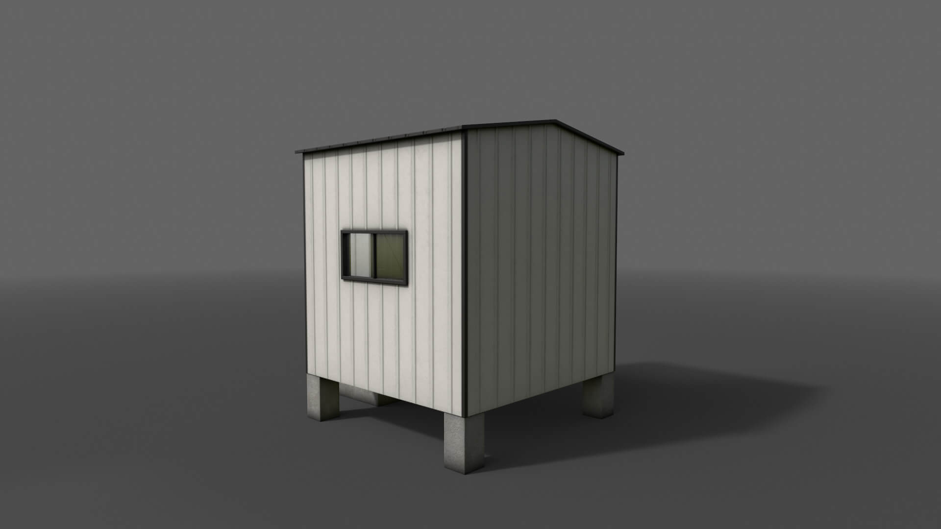 Shed House A V3 - 3D Model by DaikLord