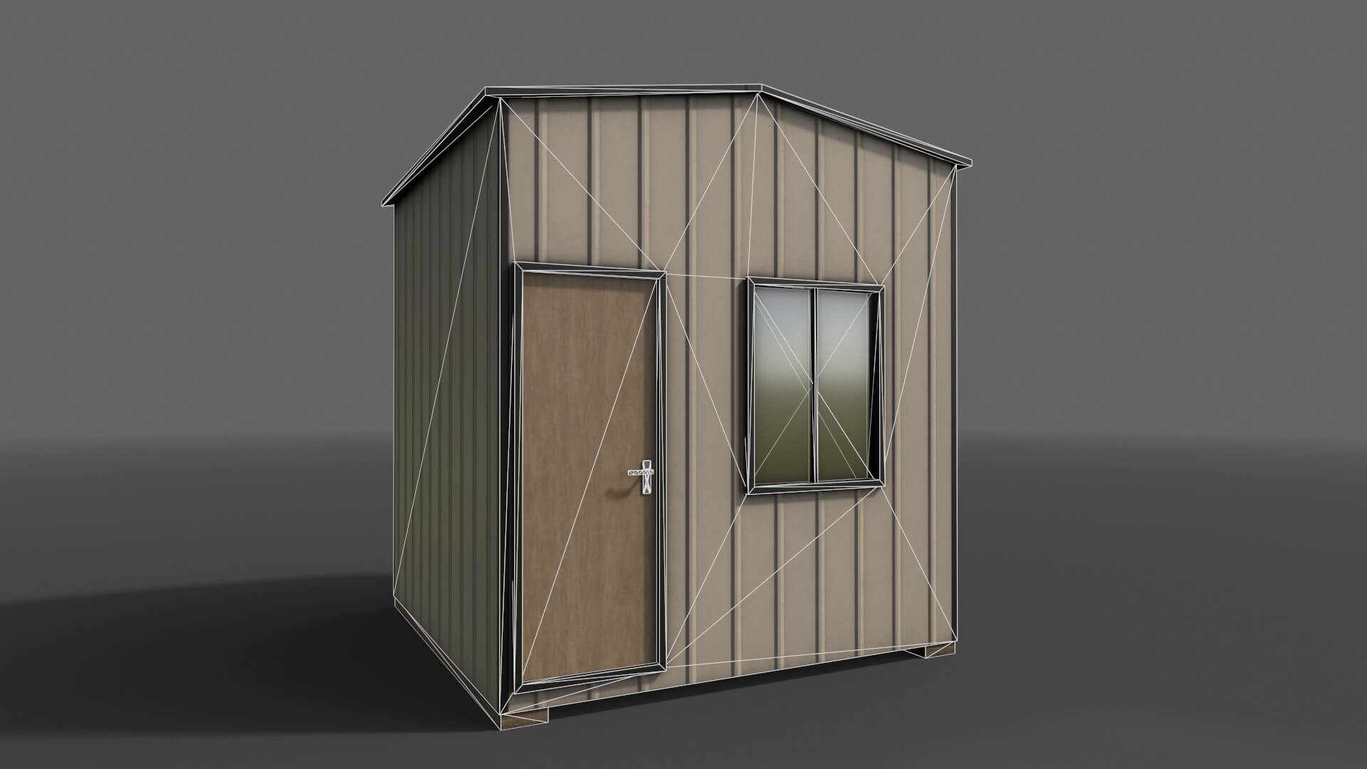 Shed House B V1 - 3D Model by DaikLord