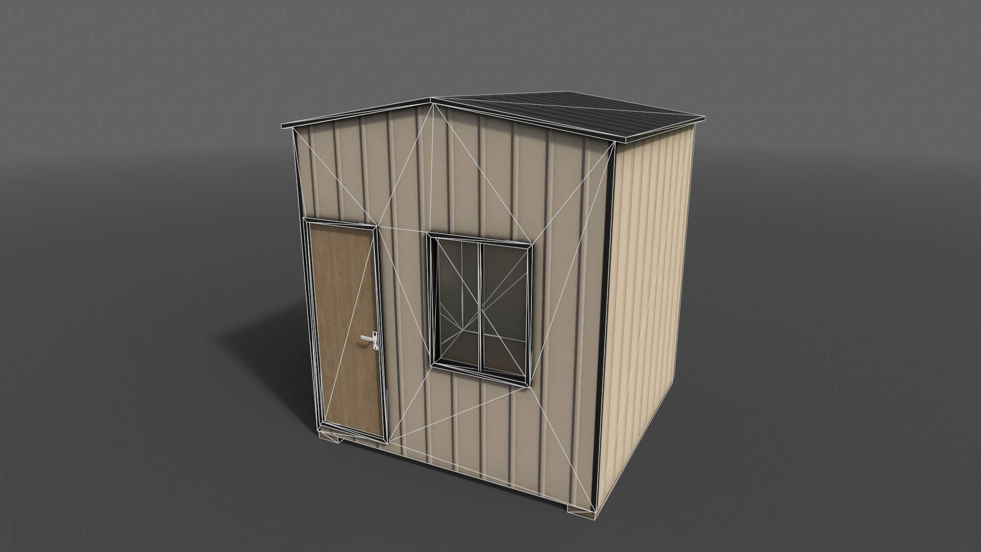 Shed House B V1 - 3D Model by DaikLord