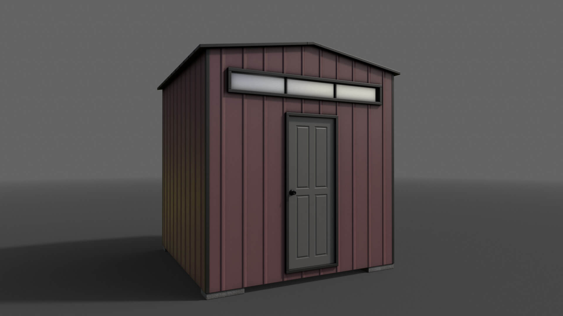 Shed House B V2 - 3D Model by DaikLord