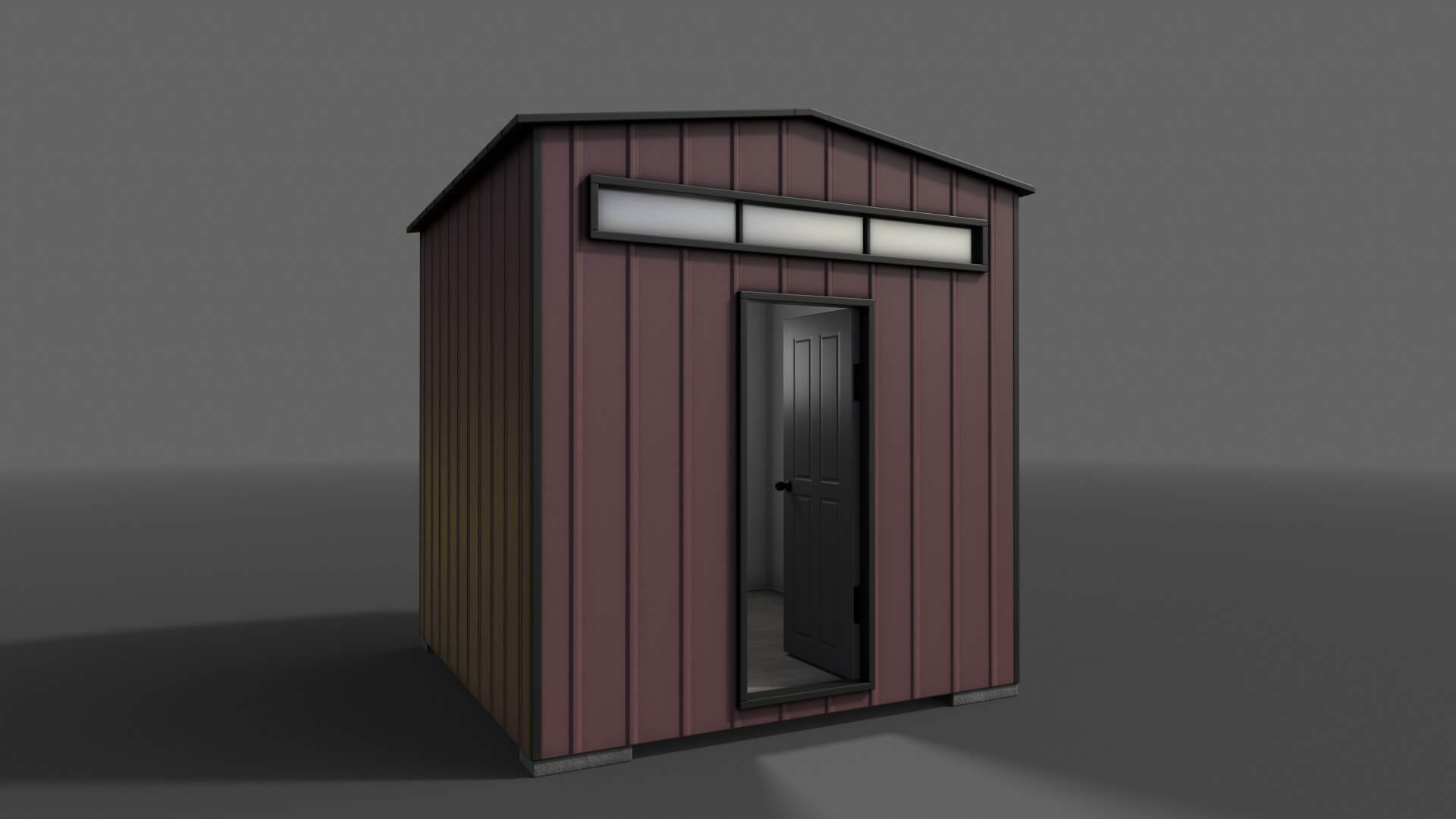 Shed House B V2 - 3D Model by DaikLord