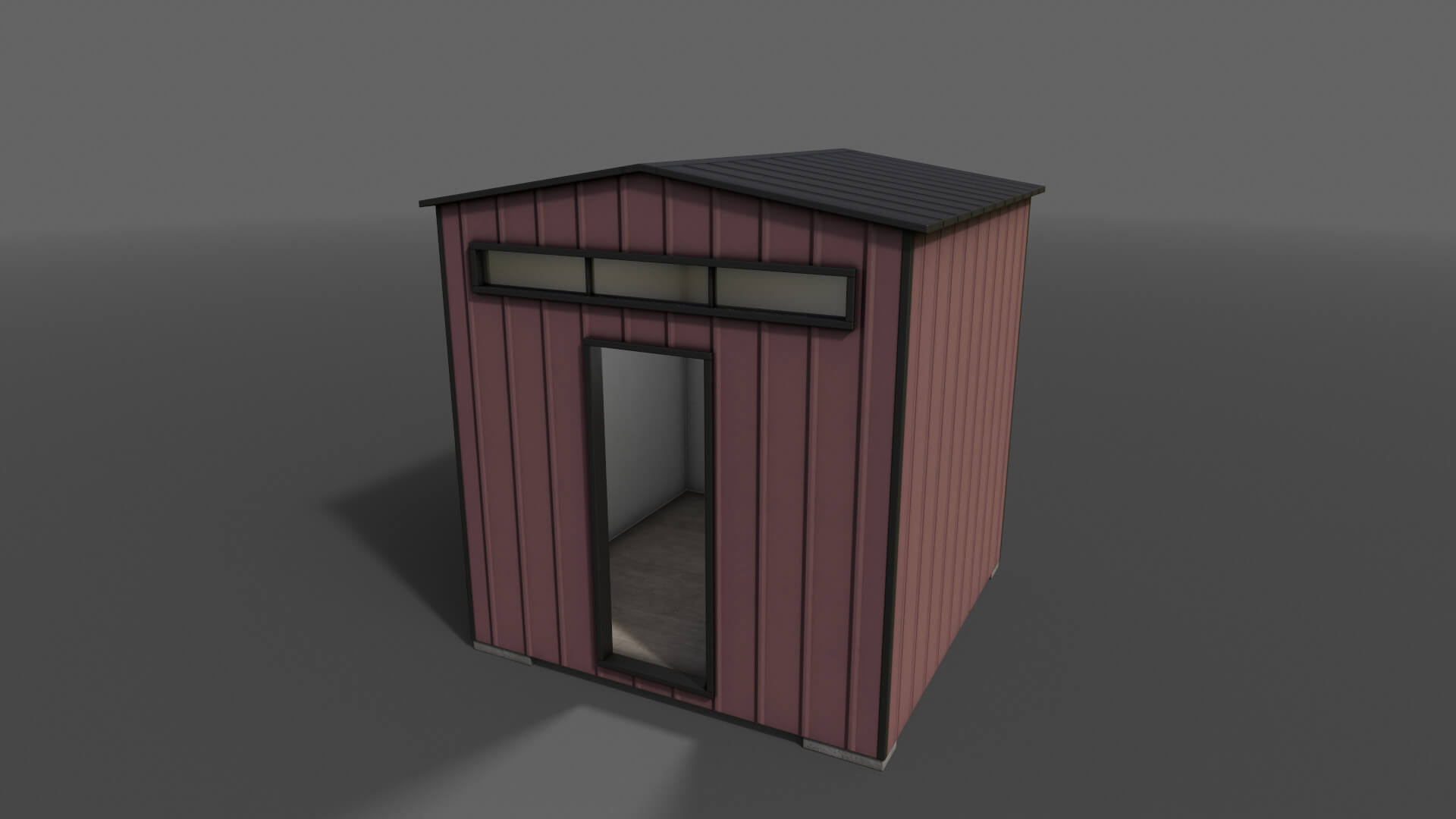 Shed House B V2 - 3D Model by DaikLord
