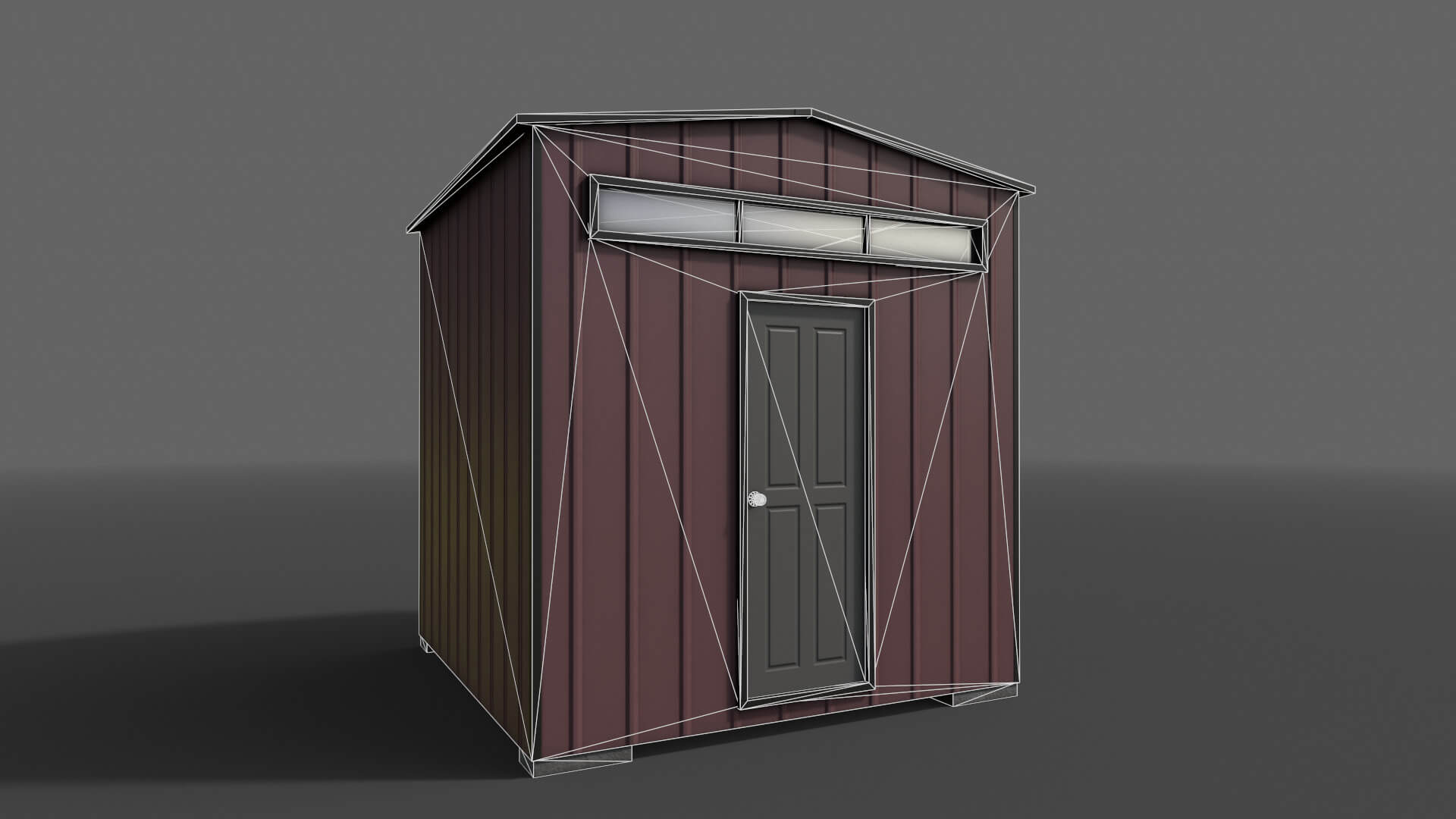 Shed House B V2 - 3D Model by DaikLord
