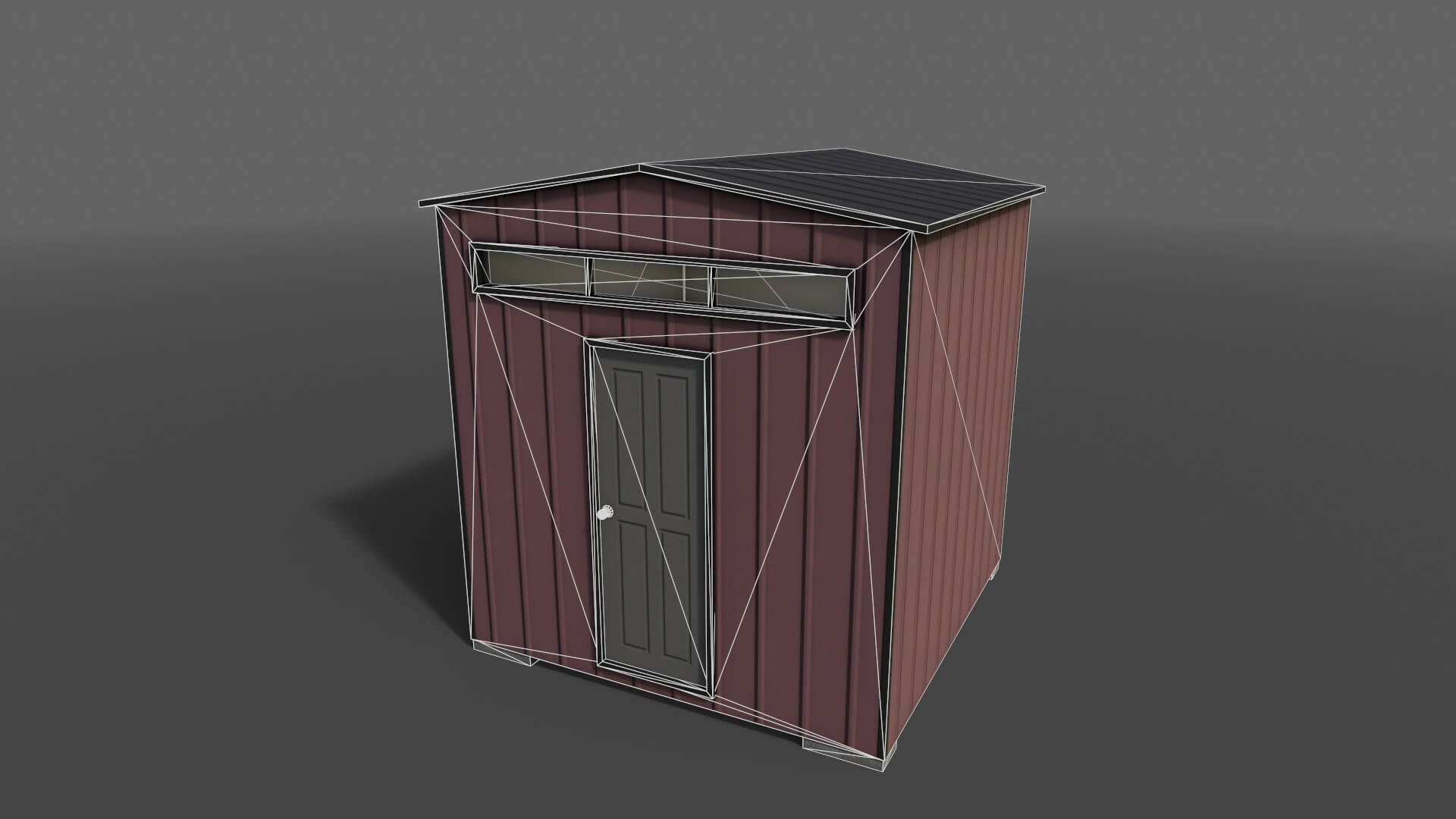 Shed House B V2 - 3D Model by DaikLord