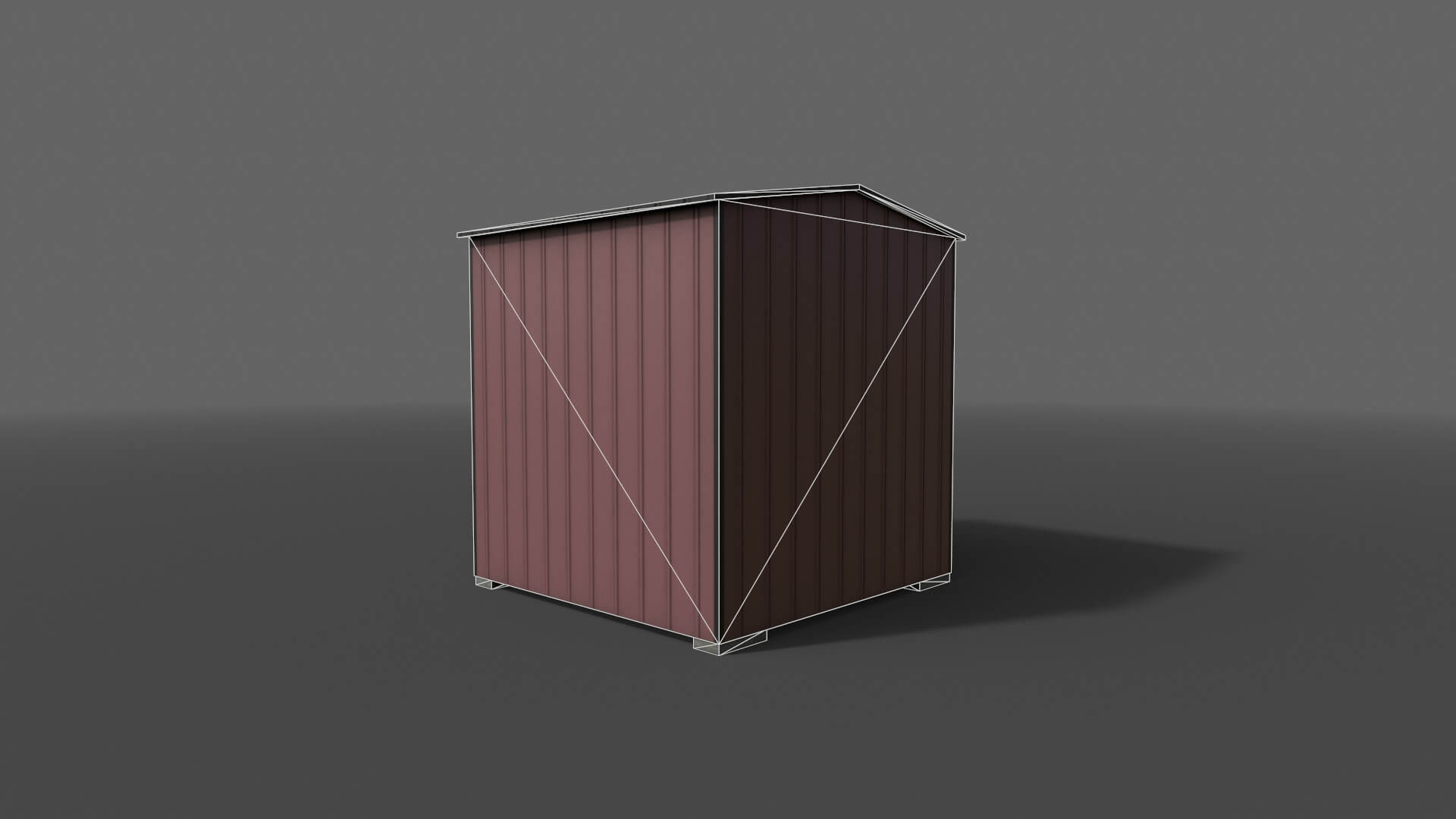 Shed House B V2 - 3D Model by DaikLord