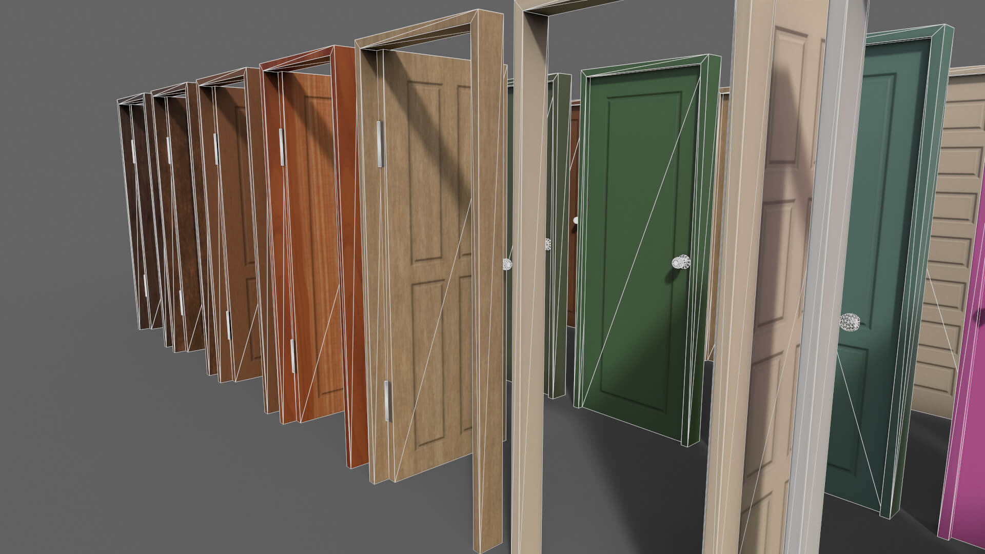 Doors With Frames by DaikLord