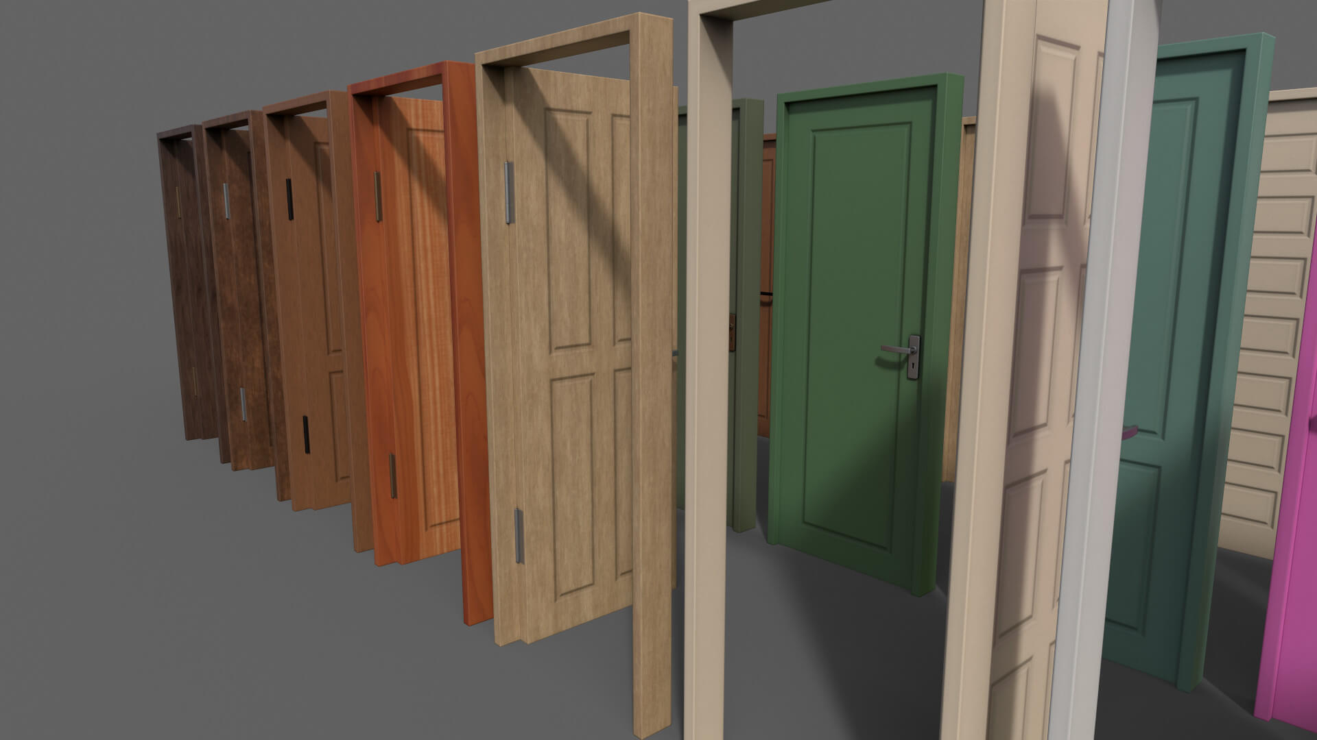 Doors With Frames by DaikLord