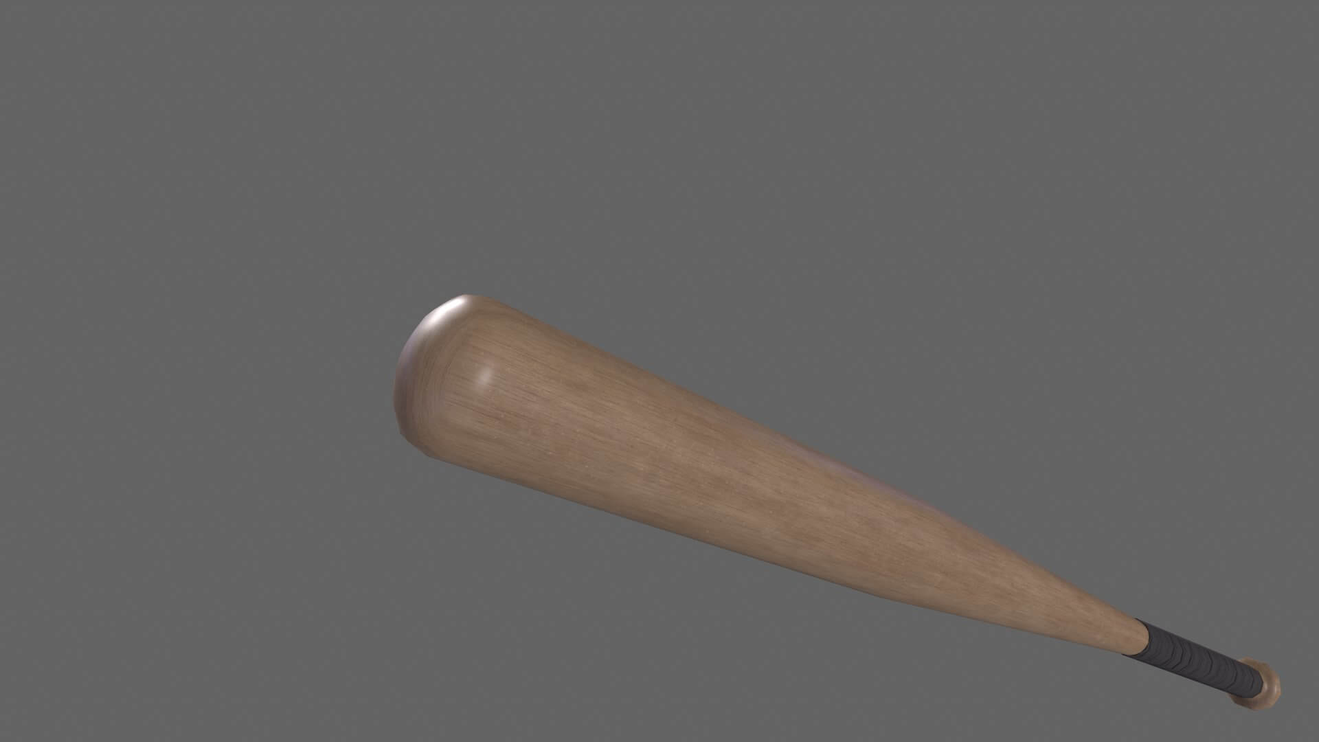 Wooden Baseball Bat - 3D Model by DaikLord