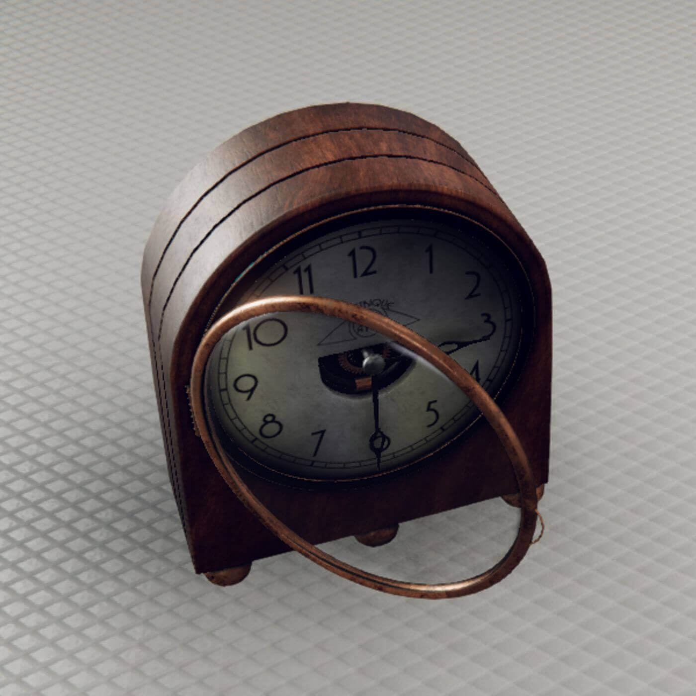 Vintage Clock - 3D Model by Dakalo