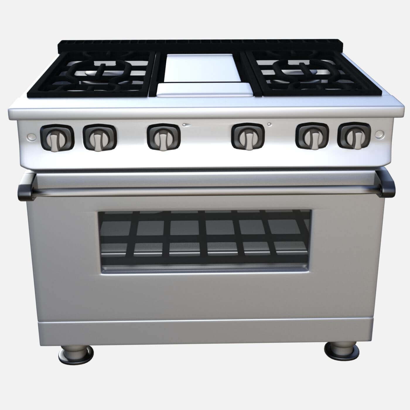 Large Stove - 3D Model by Dallas