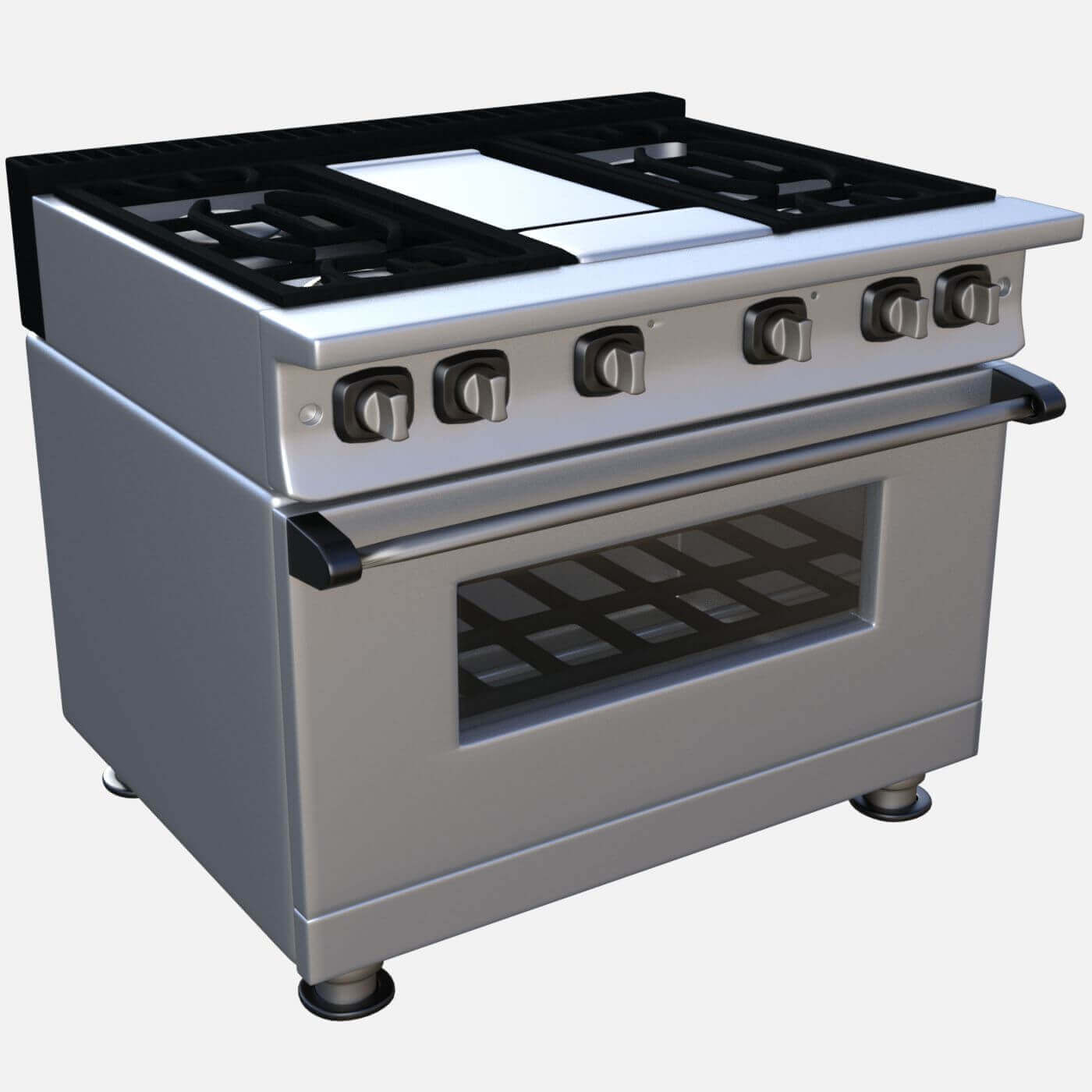 Large Stove - 3D Model by Dallas