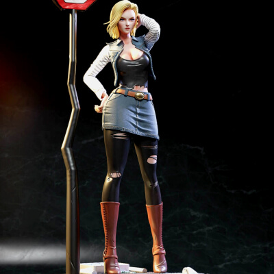 Android 18 Figure - 3D Model by damariscarson01