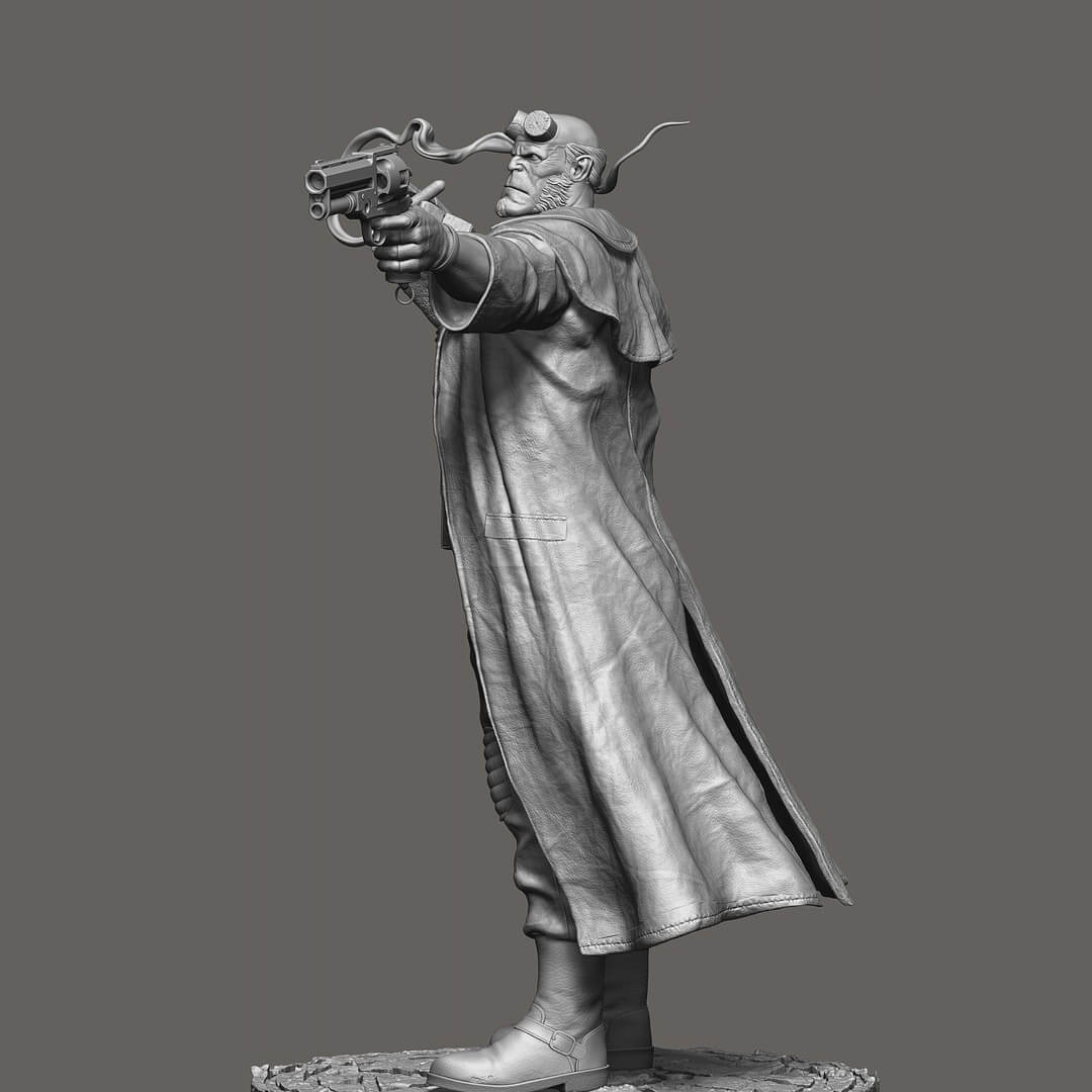 Hellboy Character - 3D Model by damariscarson01