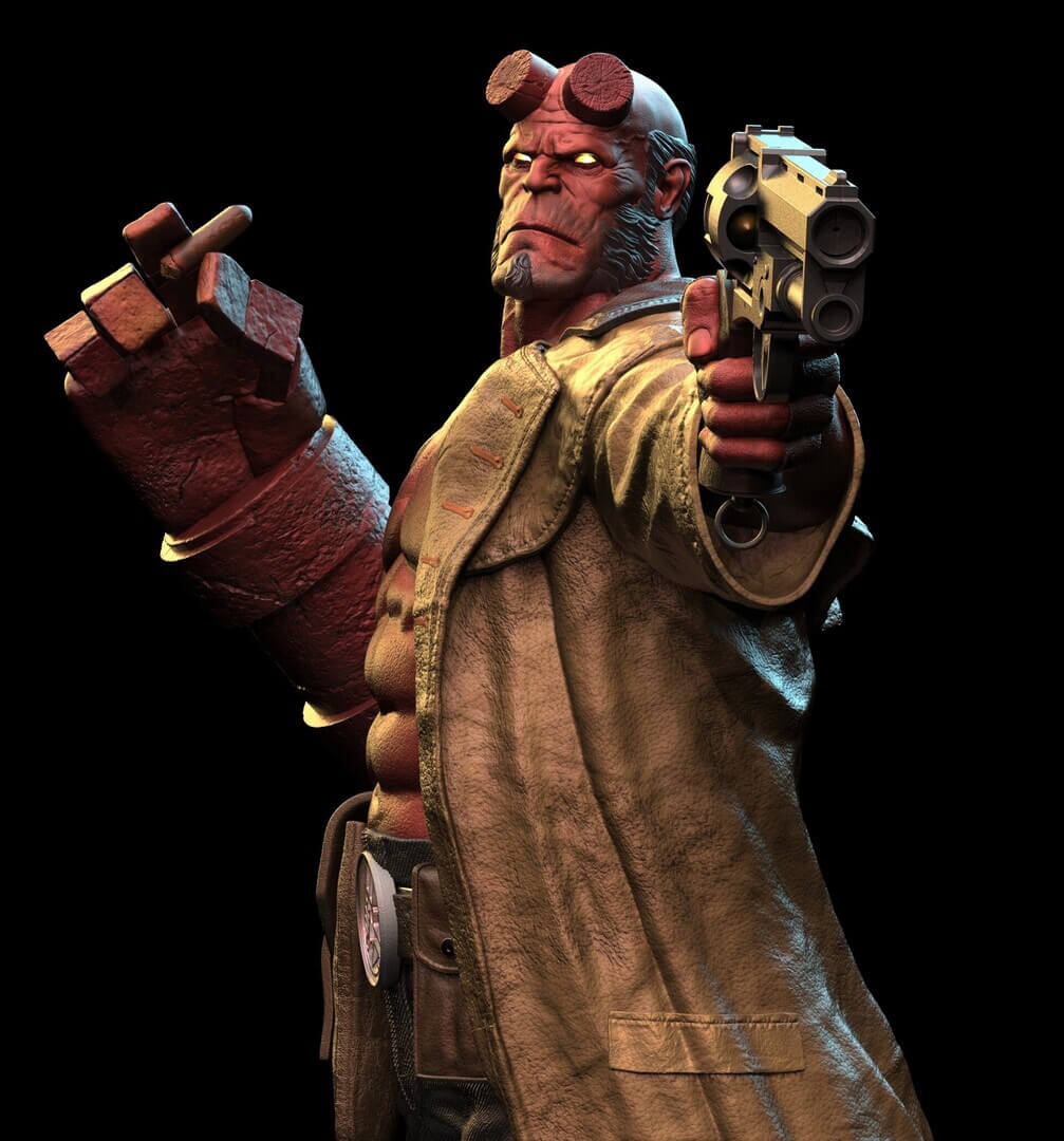 Hellboy Character - 3D Model by damariscarson01